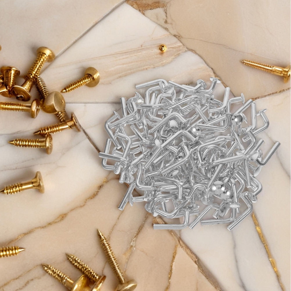 Masteelf 100pcs Iron Galvanized Safety Bolt for Pallet Racking L-Shaped ...