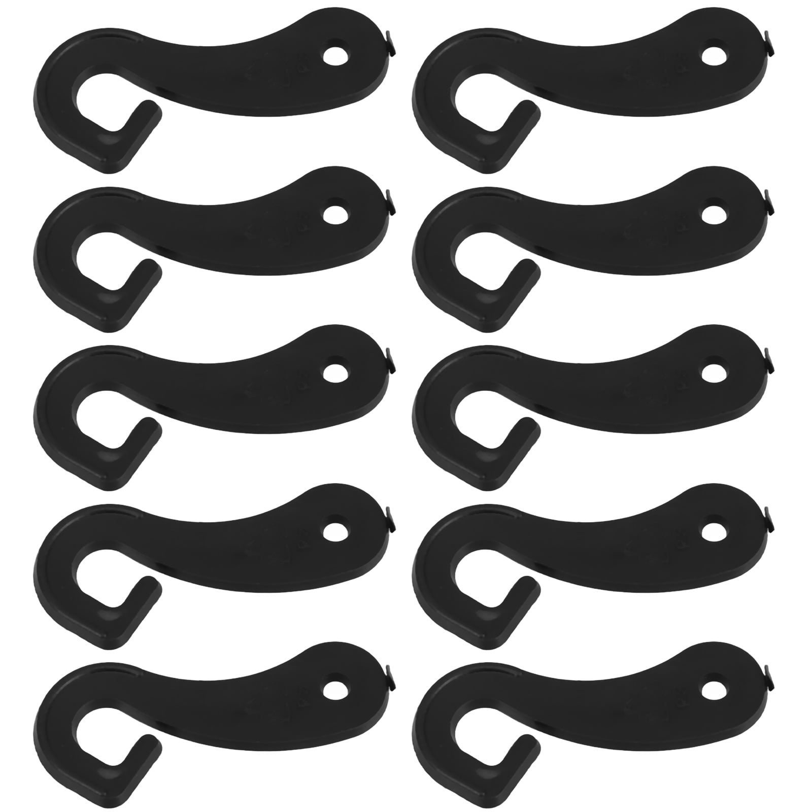 Masteelf 100pcs Plastic Hooks For Retail Display Heavy-Duty Hanging ...