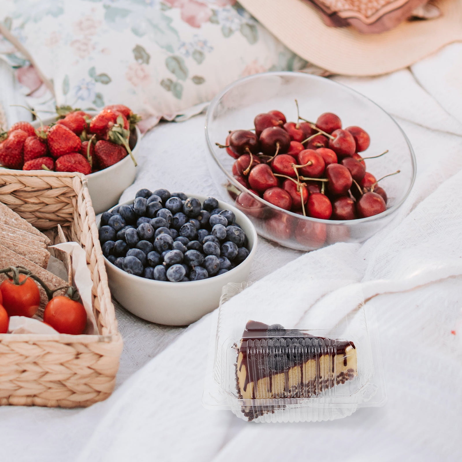 Masteelf 100pcs Takeaway Food Boxes For Desserts And Snacks Transparent ...