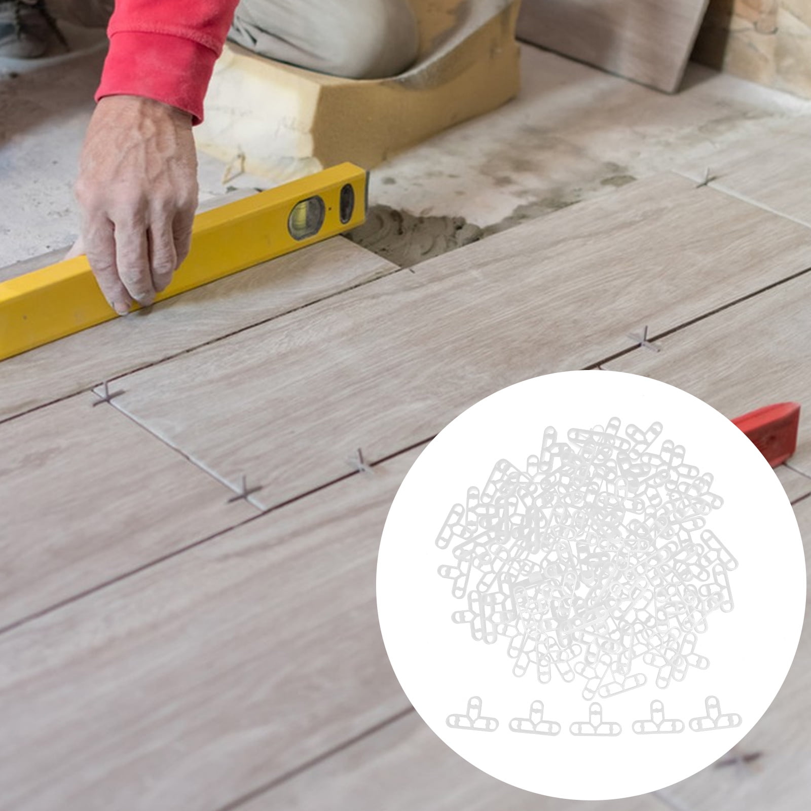 Masteelf 100pcs Tile Leveling Spacers Tile Positioning Tool for Ceramic ...