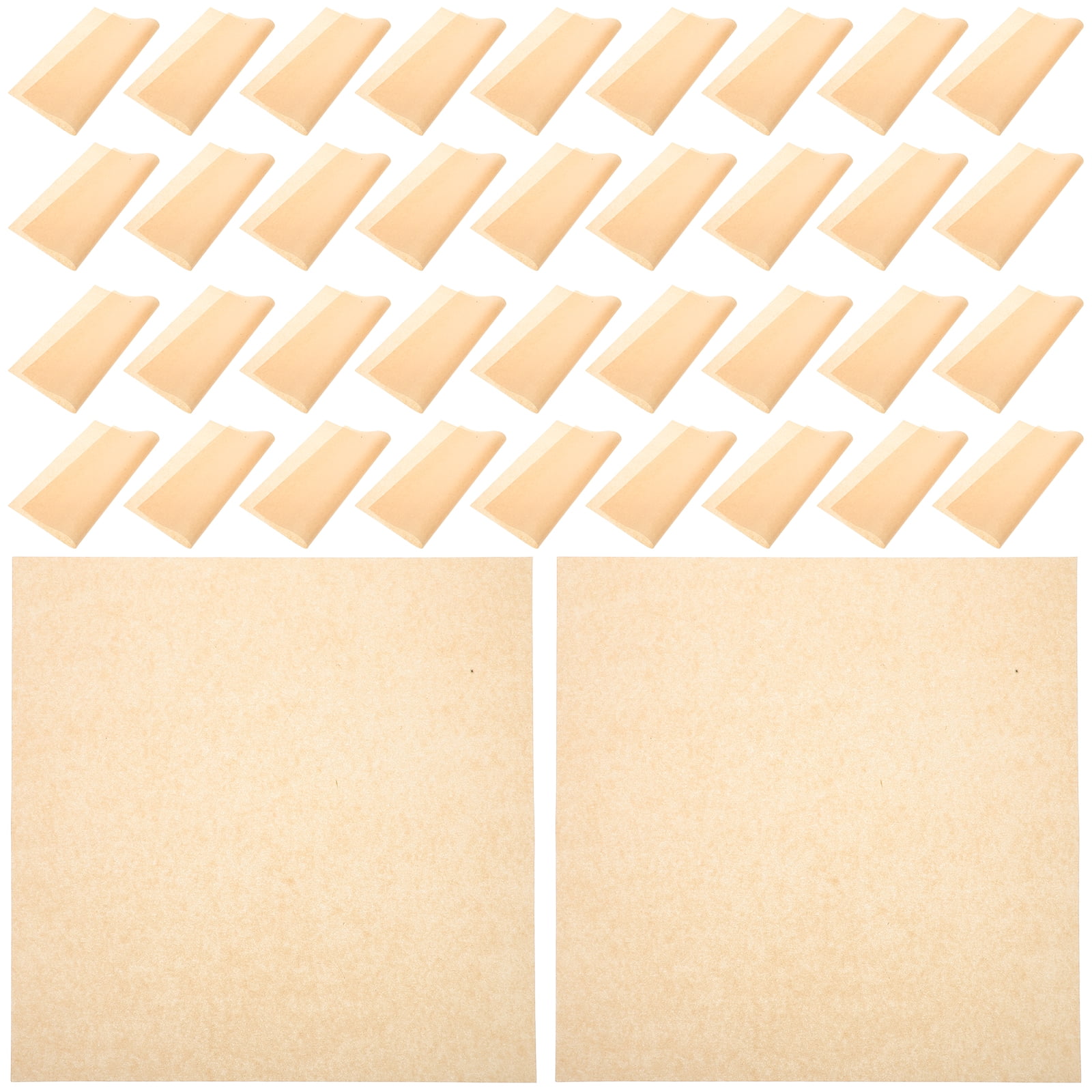Masteelf Chocolate Oil Resistant Wax Paper Sheets for Baking Use Food ...