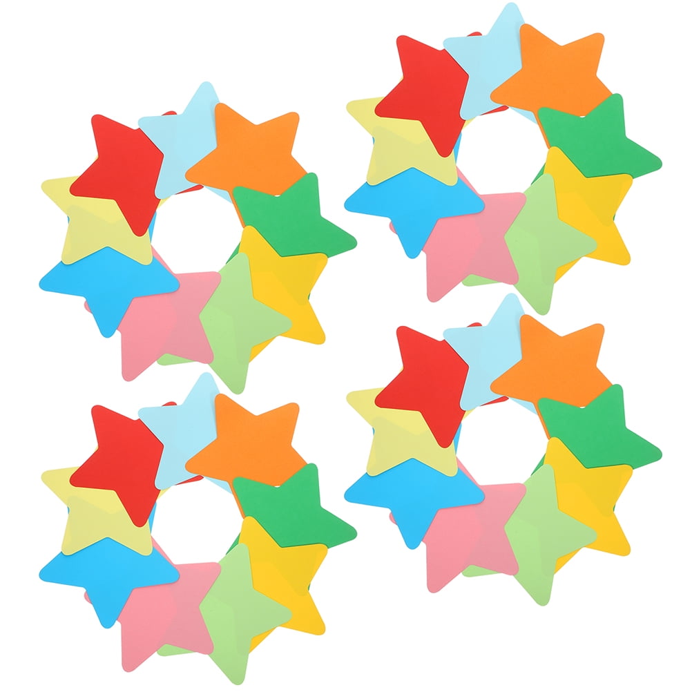 Masteelf 108 Pcs Gold Star Paper Cutting Paper Cutout Crafts Office ...