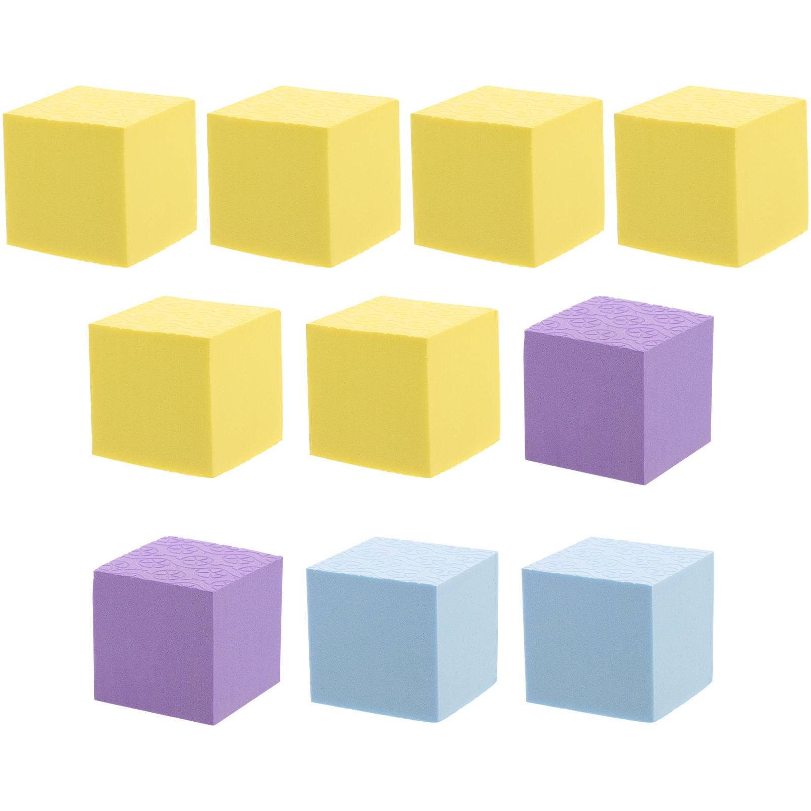 Masteelf 10PCS Colorful Cube Block DIY Design Model Block Sponge Block ...