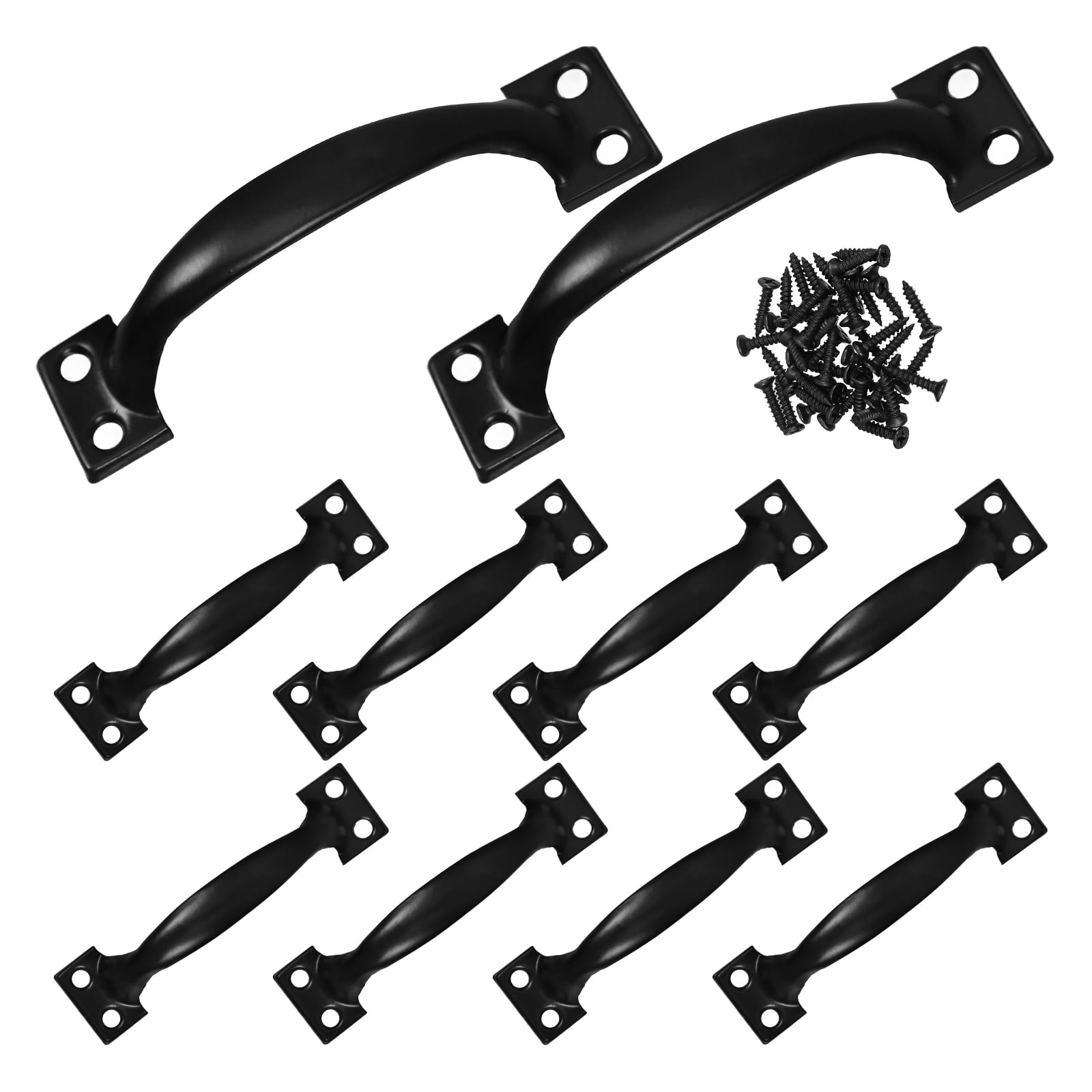 Masteelf 10PCS Vintage Barn Door Handles Metal Gate Pull Cabinet ...