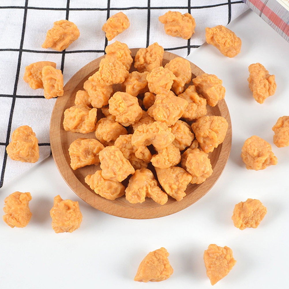 Masteelf 10Pcs Chicken Nuggets Photo Props Artificial Chicken Nuggets ...