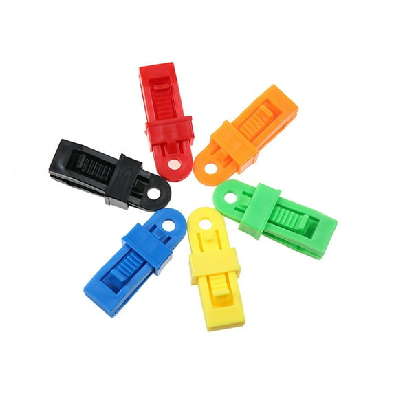 Masteelf 10Pcs Heavy Duty Plastic Shark Awning Clamp Set Tarp Clips Tie ...