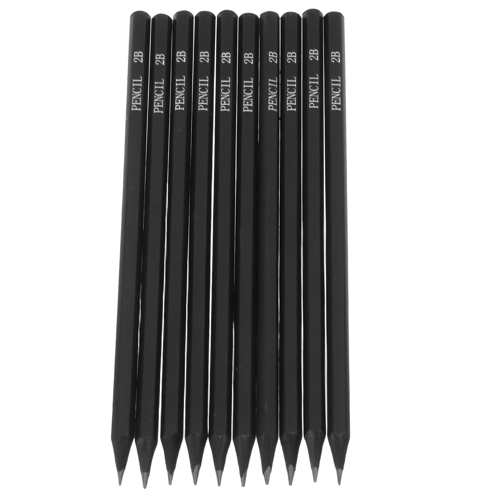 Masteelf 10Pcs Hexagonal Black Rod 2B Painting Pencil Set for Artists ...