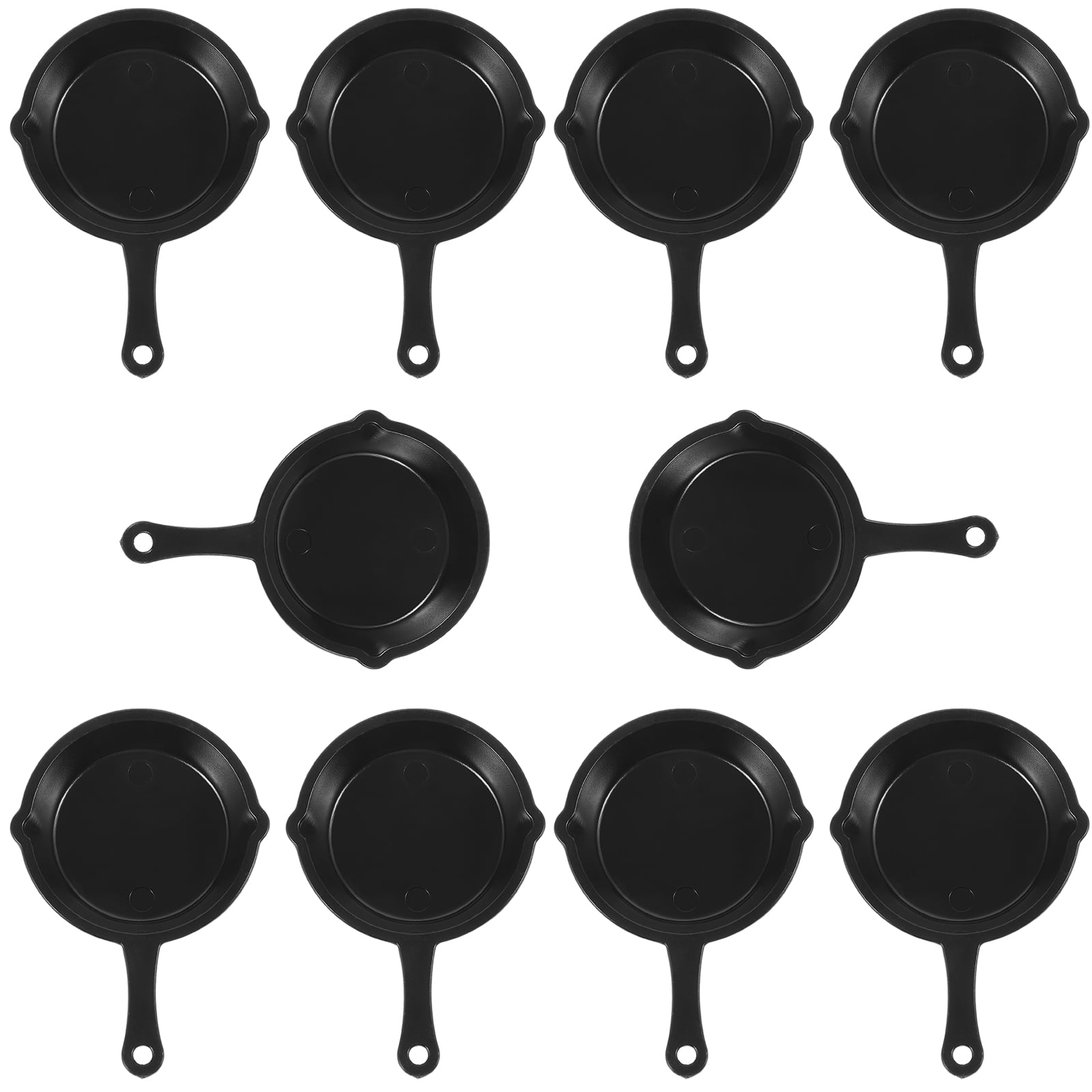 Masteelf 10Pcs Mini Frying Pans Simple Scene Pans DIY Miniature ...