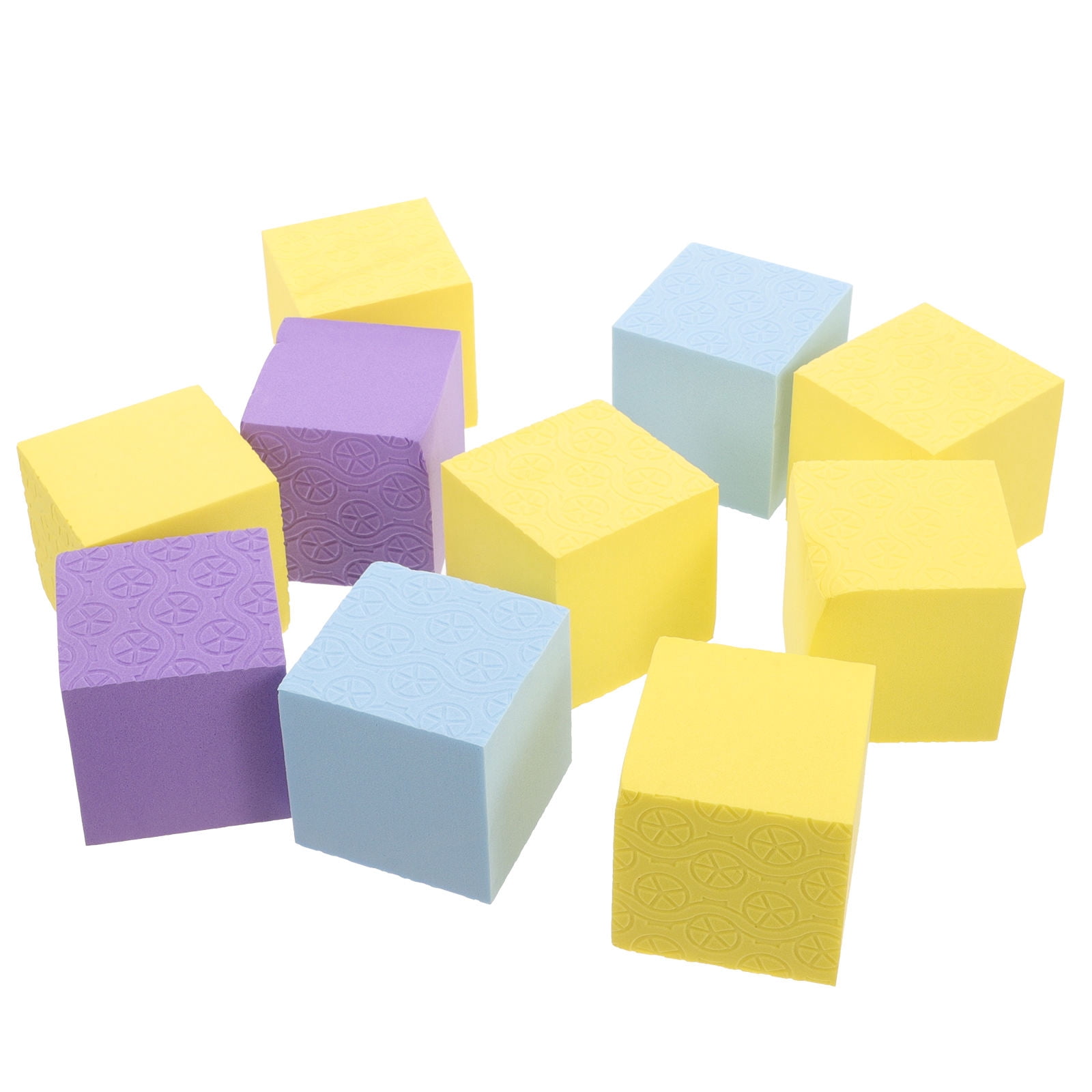 Masteelf 10Pcs Soft Building Blocks Diy Design Model Block Bright ...