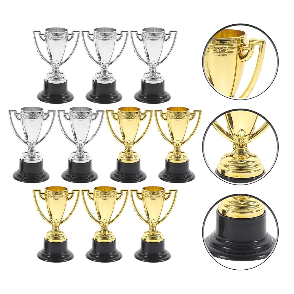 Masteelf 10Pcs Trophy Decor Celebration Competition Trophy Winner ...