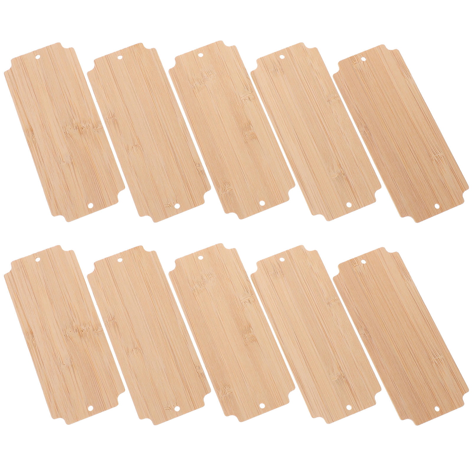 Masteelf DIY Bamboo Cutouts for Kids Playing Khaki Rectangular Shape ...