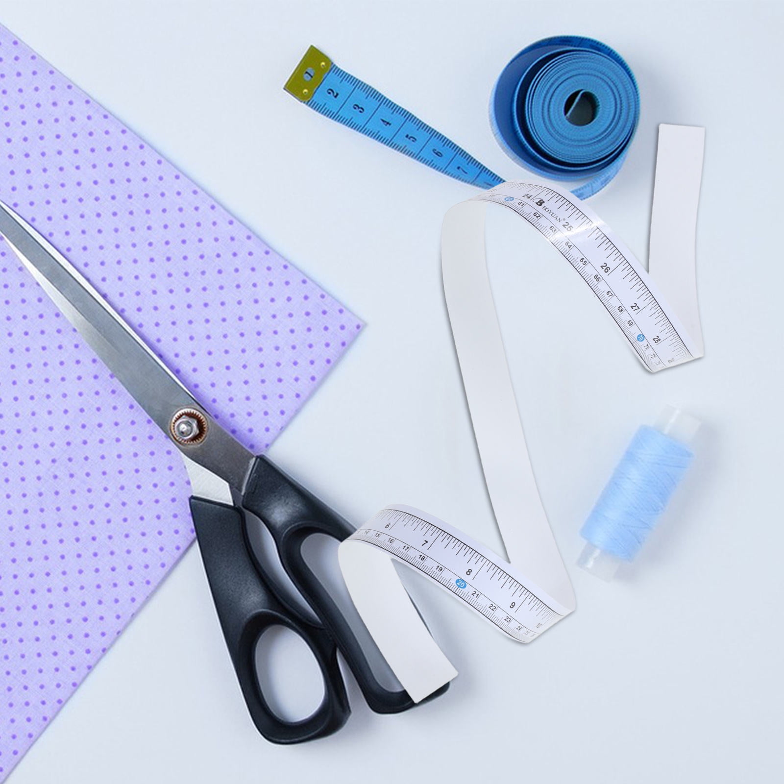 Masteelf 10pcs Adhesive Measuring Tape For Sewing Machine Tables Peel ...