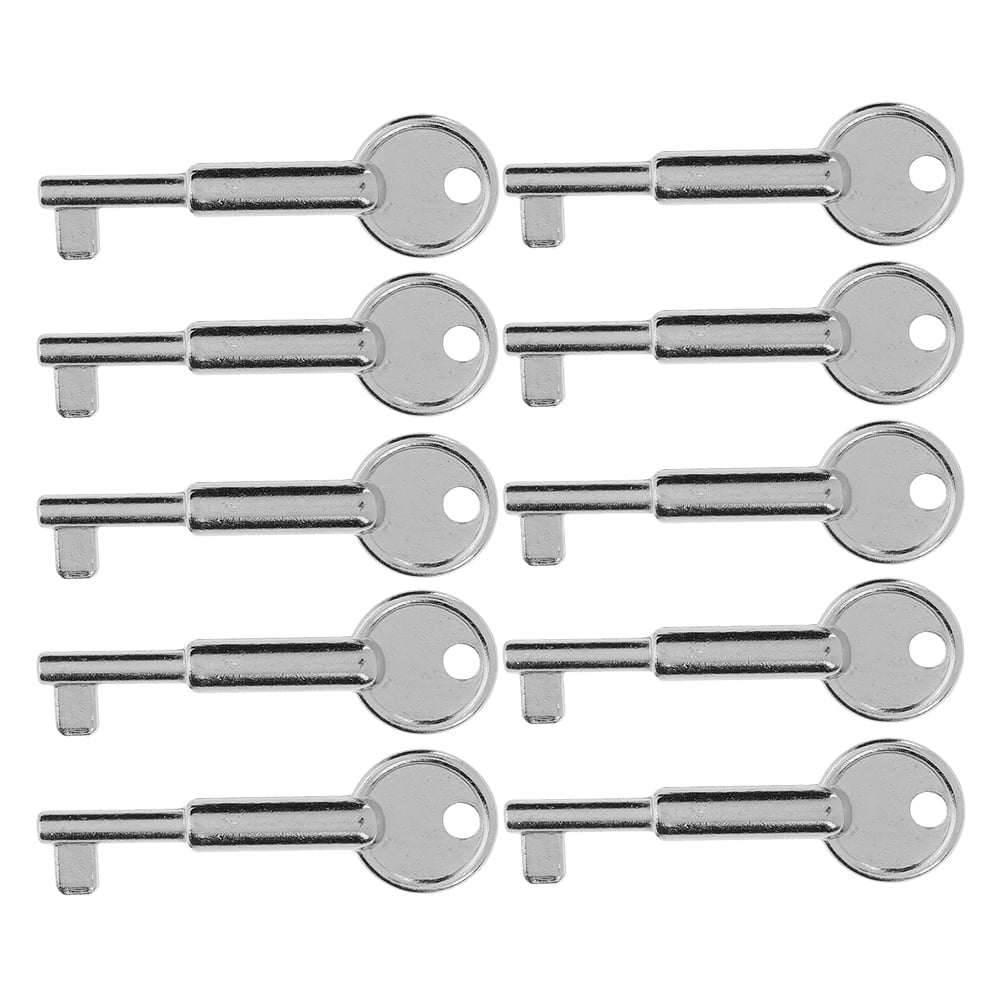 Masteelf 10pcs Alloy Emergency Stop Button Key For Alarm Button Reset Multifunctional Reset Key ...