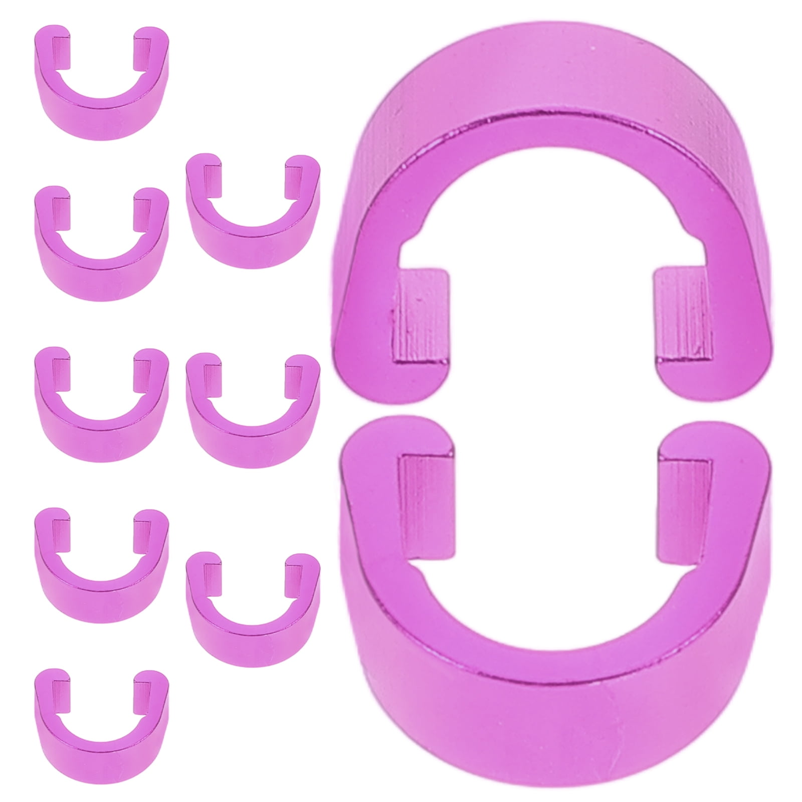 Masteelf 10-Pack Plastic Cable Clips C Clamps for Bike Brake Cable ...