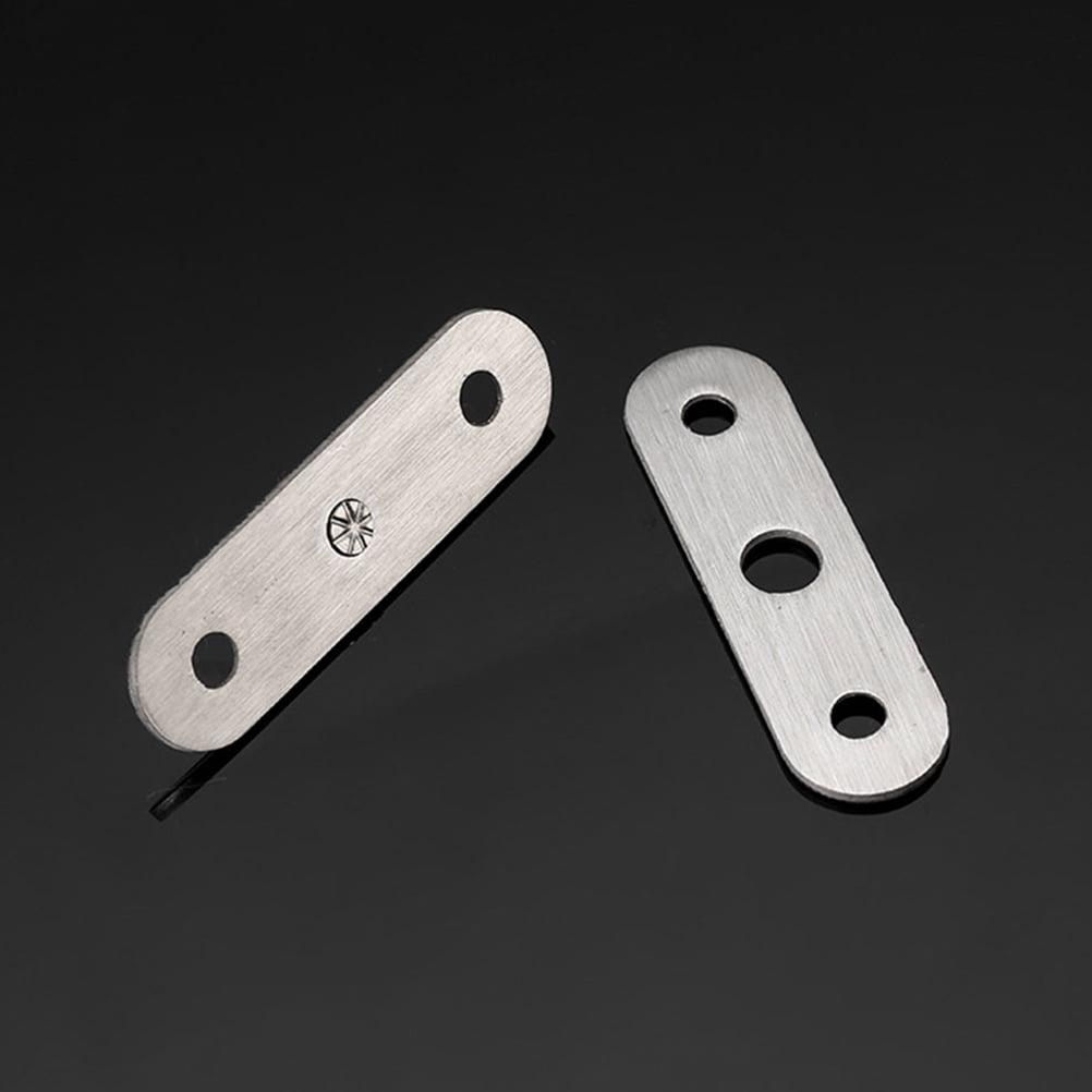 Masteelf 10pcs Bookcase Hinges Stainless Steel Hidden Door Hinge Heavy ...