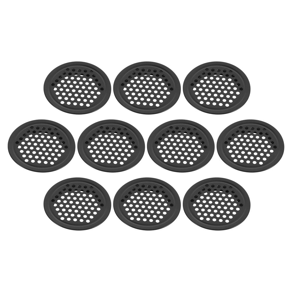 Masteelf 10pcs Cabinet Air Vents Round Mesh Hole Louver Stainless Steel ...