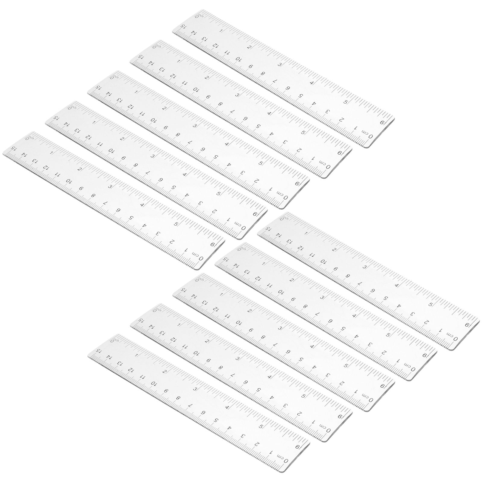 Masteelf 10pcs Classroom Supplies Metric Rulers For Students Technical ...