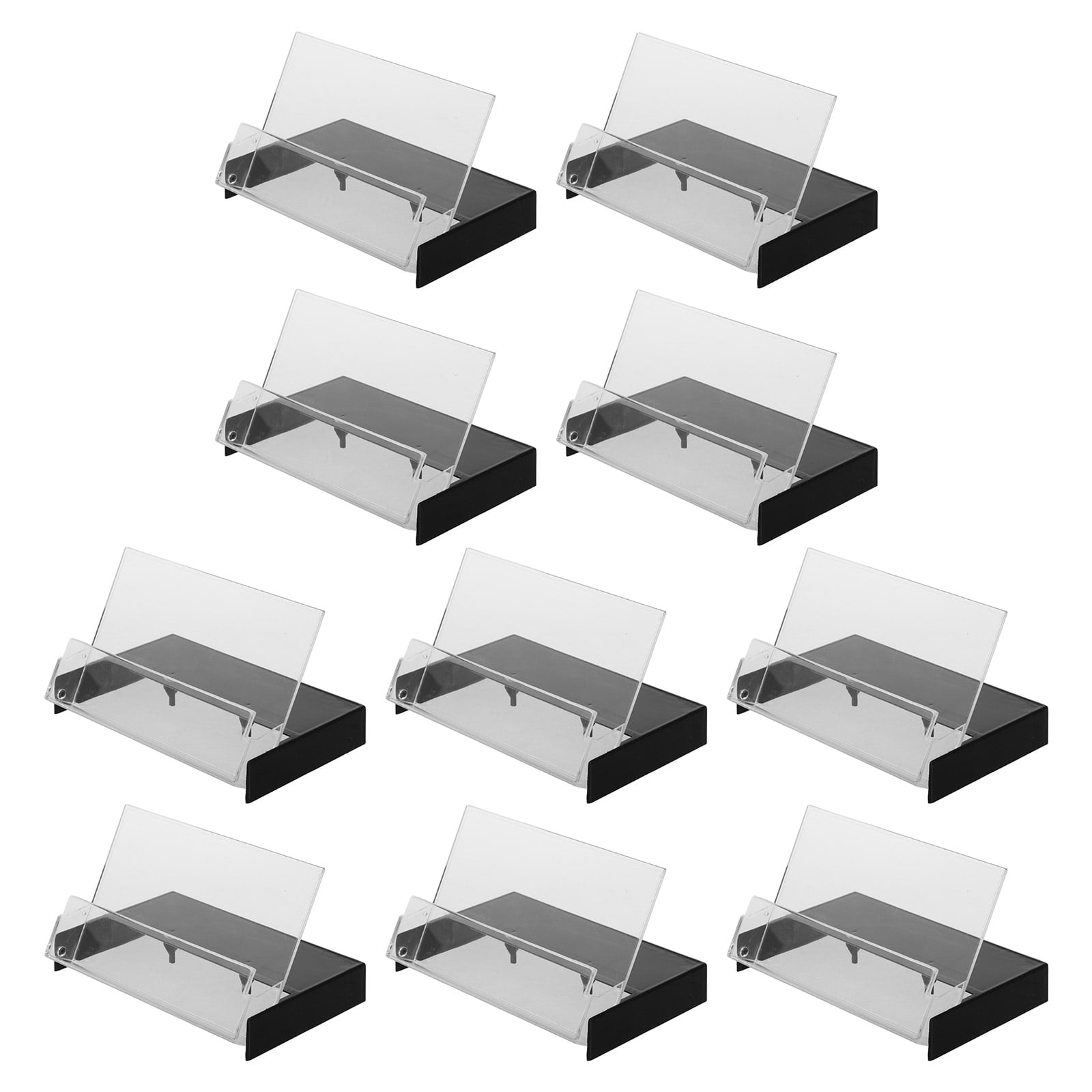 Masteelf 10pcs Clear Plastic Cassette Tape Cases for Audio Storage and ...