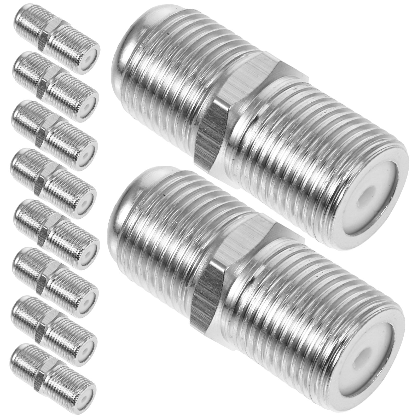 Masteelf 10pcs Coaxial Cable Connectors F-type Female to Female Coax ...