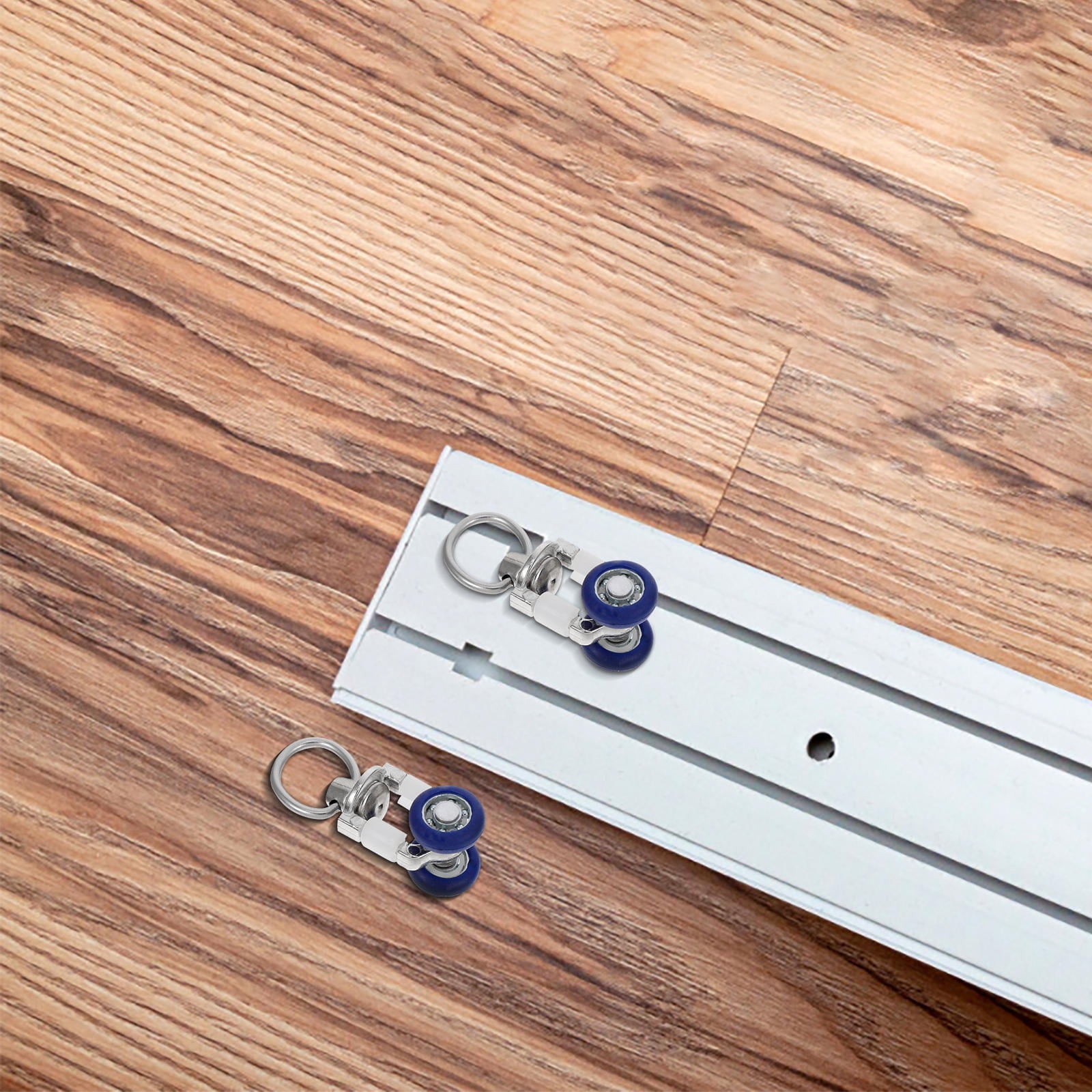 Masteelf 10pcs Quiet Curtain Track Rollers with Hooks Pulley Runners ...