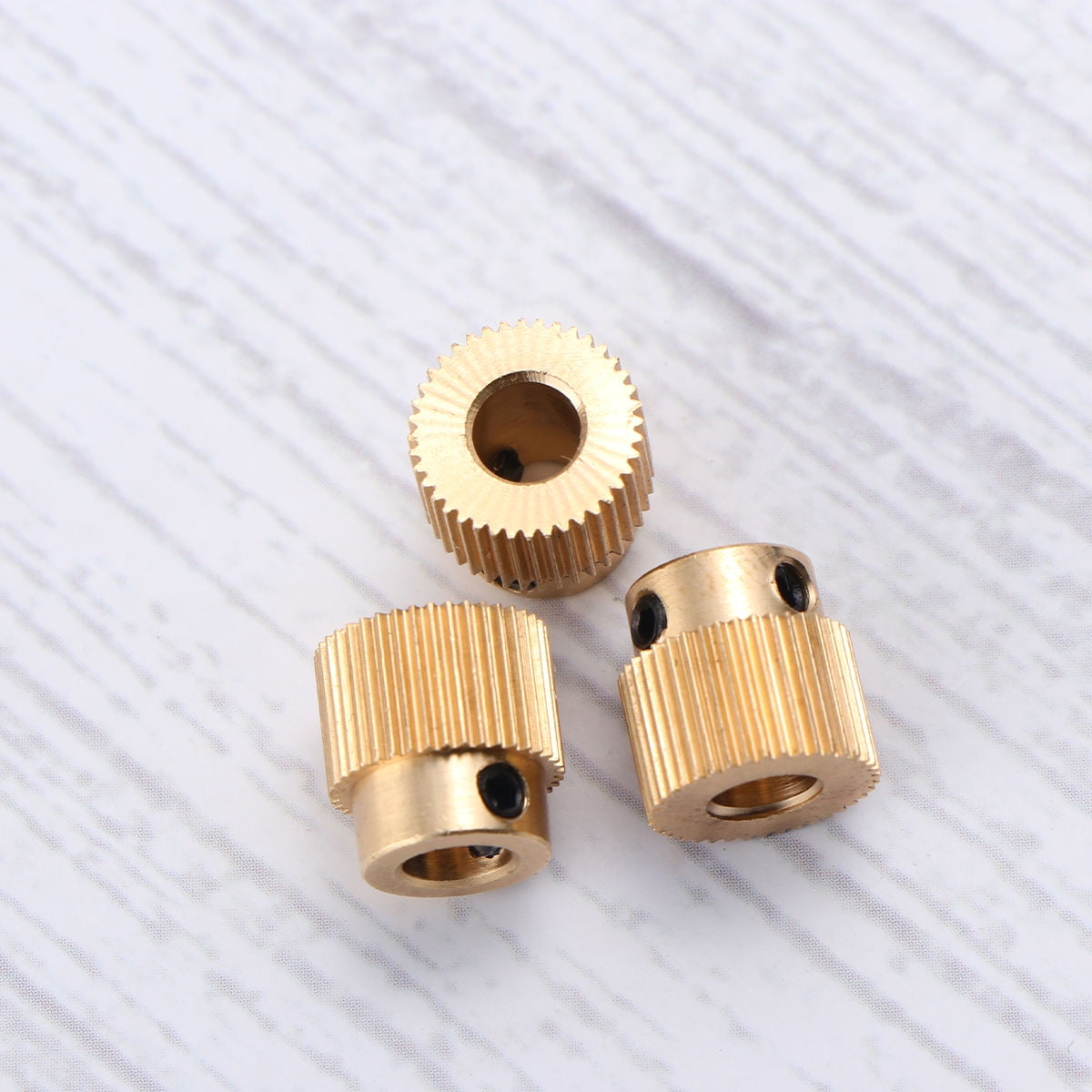 Masteelf 10pcs Extrusion Gear 40 Tooth Teeth Brass Drive Gear Feeding ...