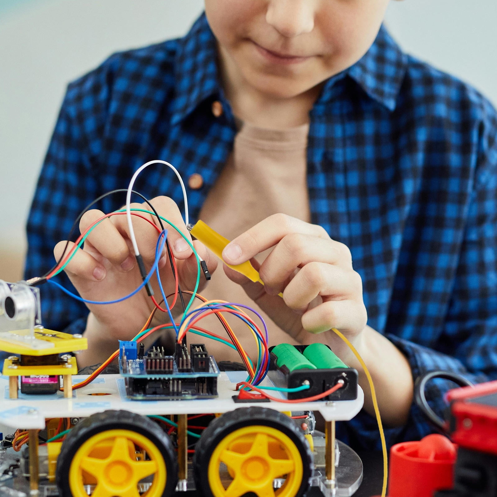 Masteelf 10pcs Insulated Alligator Clips for Electrical Testing Dual ...