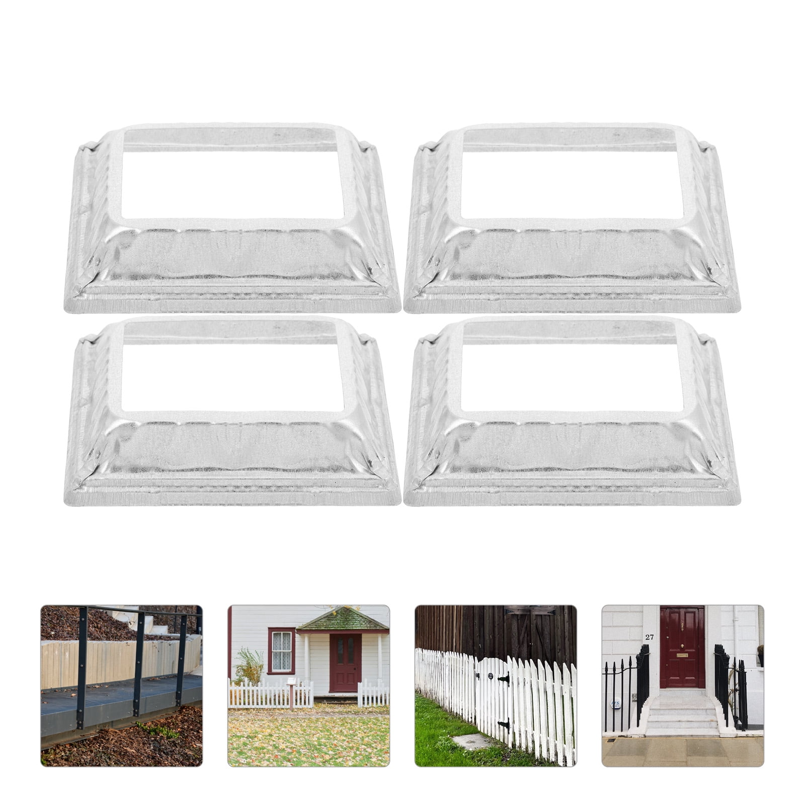 Masteelf 10pcs Iron Railing Column Cover Stair Post Skirt Balcony ...