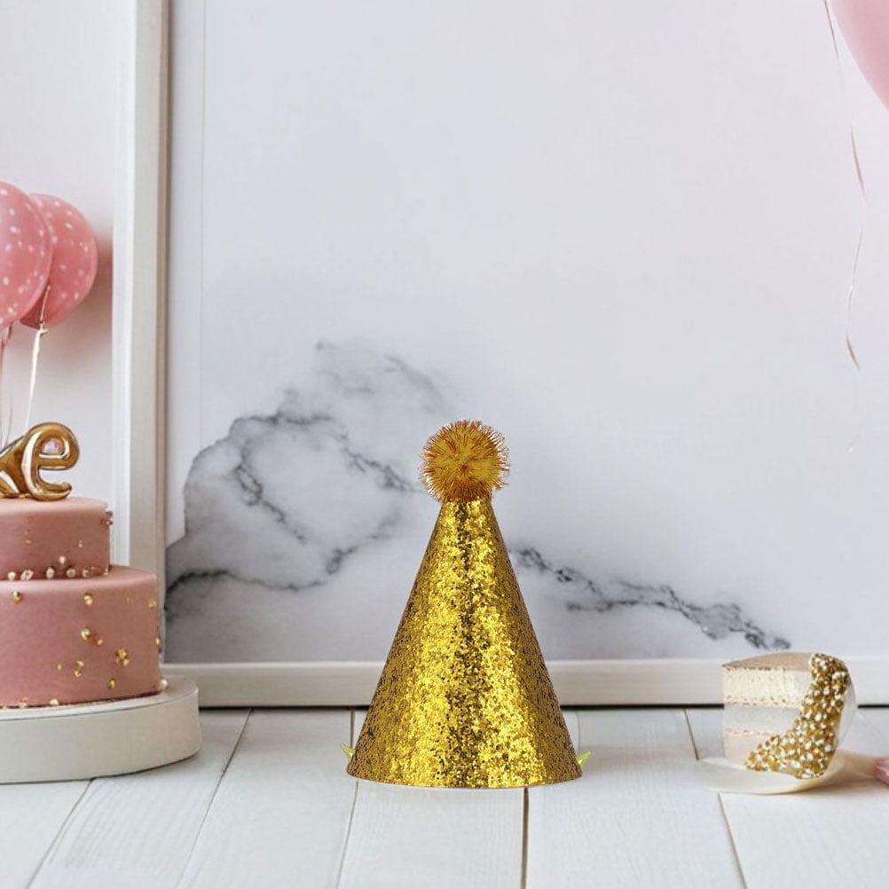 Masteelf 10pcs Kids Birthday Party Hats Birthday Party Cone Hats Happy ...