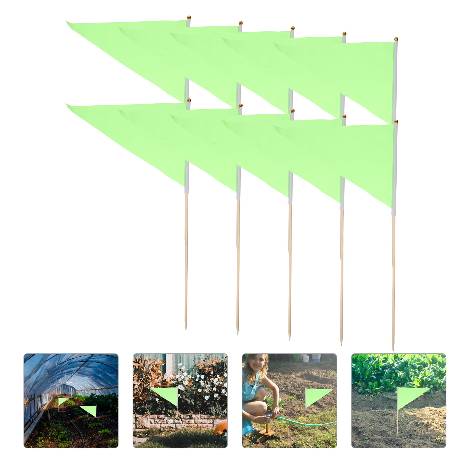 Masteelf 10pcs Marking Flags Lawn Garden Marking Flags Landscape Flags ...