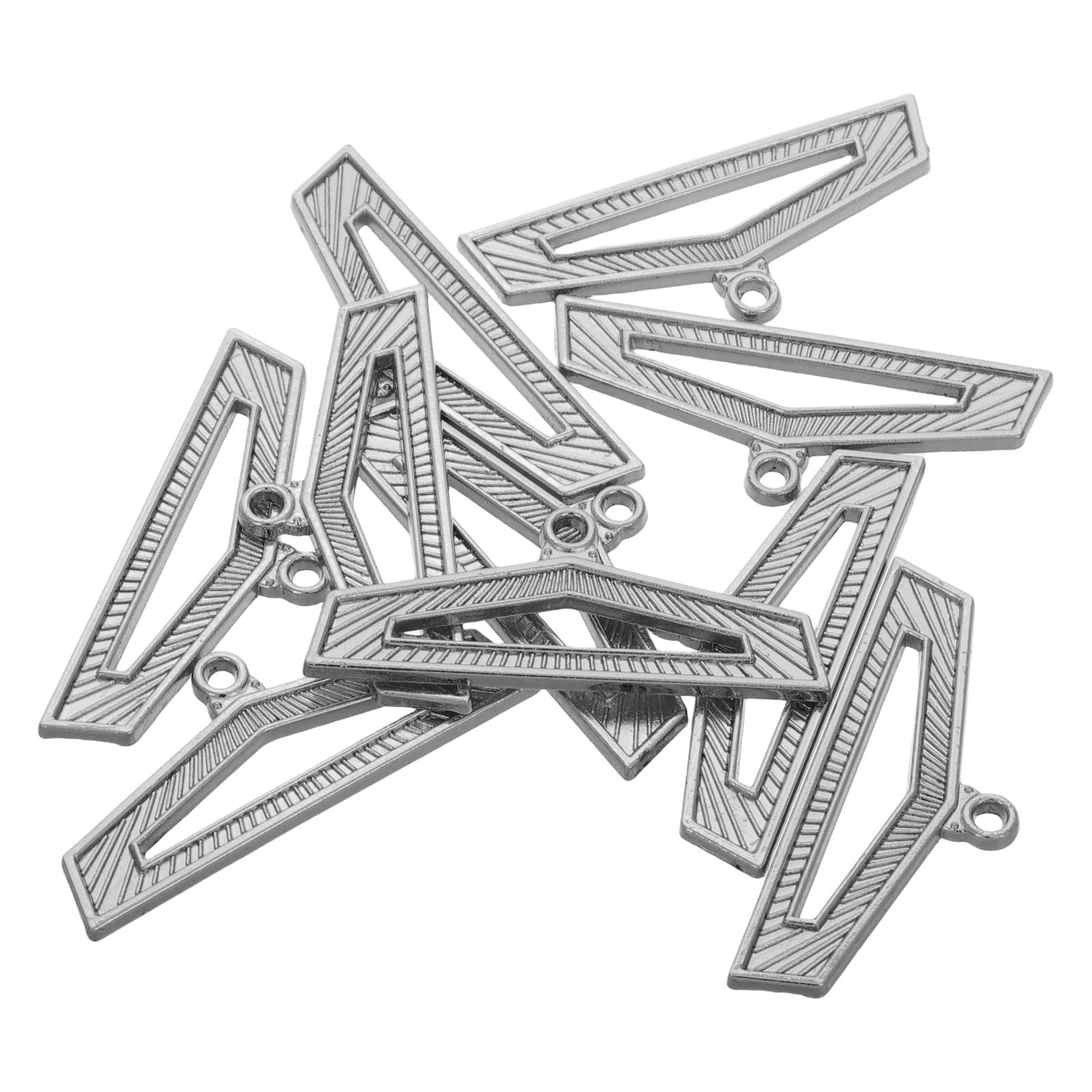 Masteelf 10pcs Metal Flat Rectangle Rings Buckle For Medal Display And ...