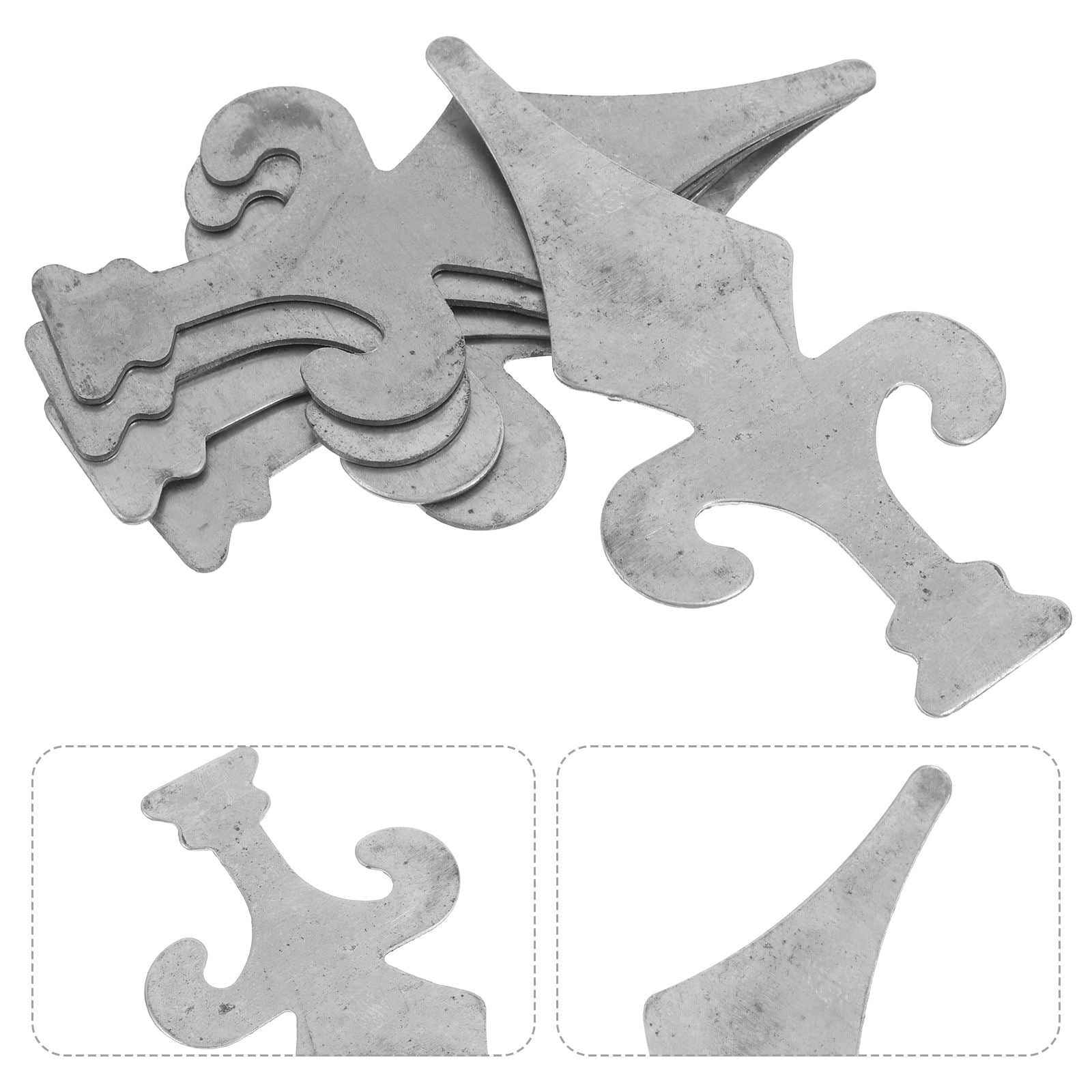 Masteelf 10pcs Metal Post Finials Metal Fence Toppers Finial Post Tops ...