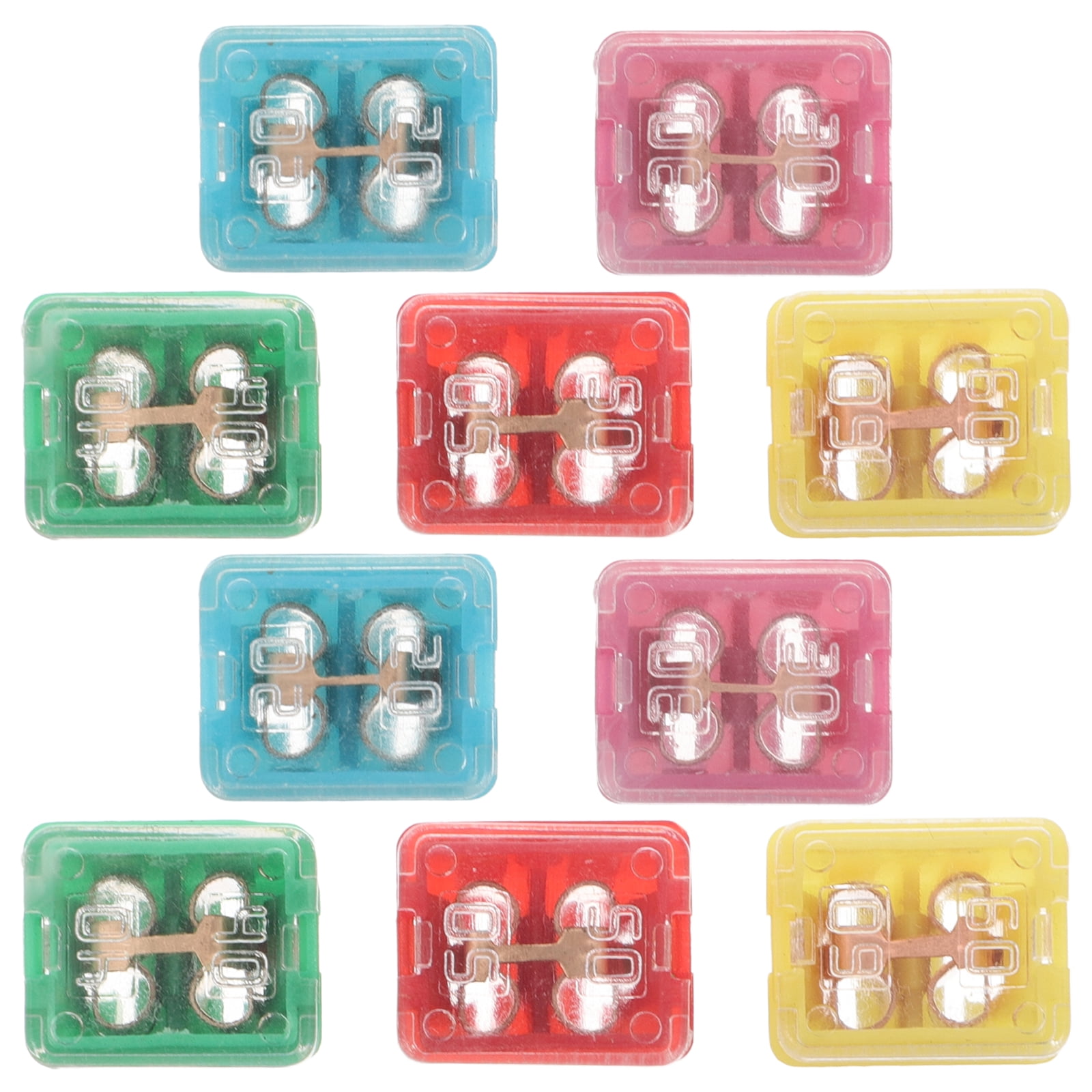 Masteelf 10pcs Mini Fuse Box Shaped Assorted Fuse Automotive Fuse Auto ...