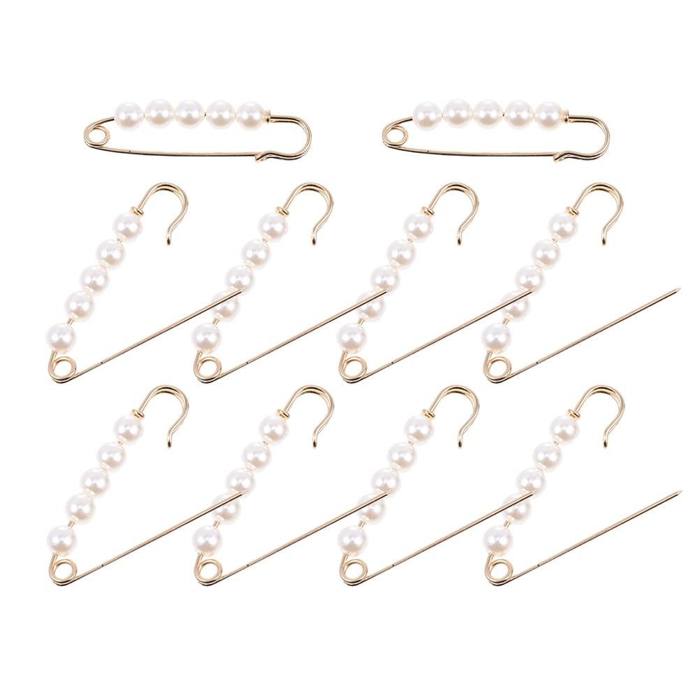 Masteelf 10pcs Pants Waist Tightener Safety Pins Adjustable Jean Button ...