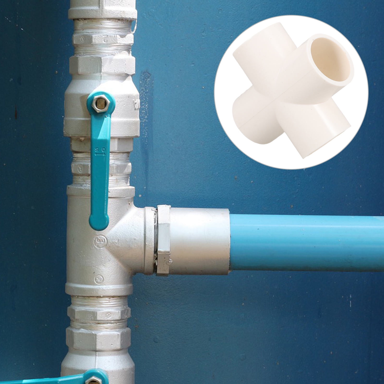 Masteelf 10pcs Pipe Connector Hose Tubing Fittings Pipe Couplings Pvc ...