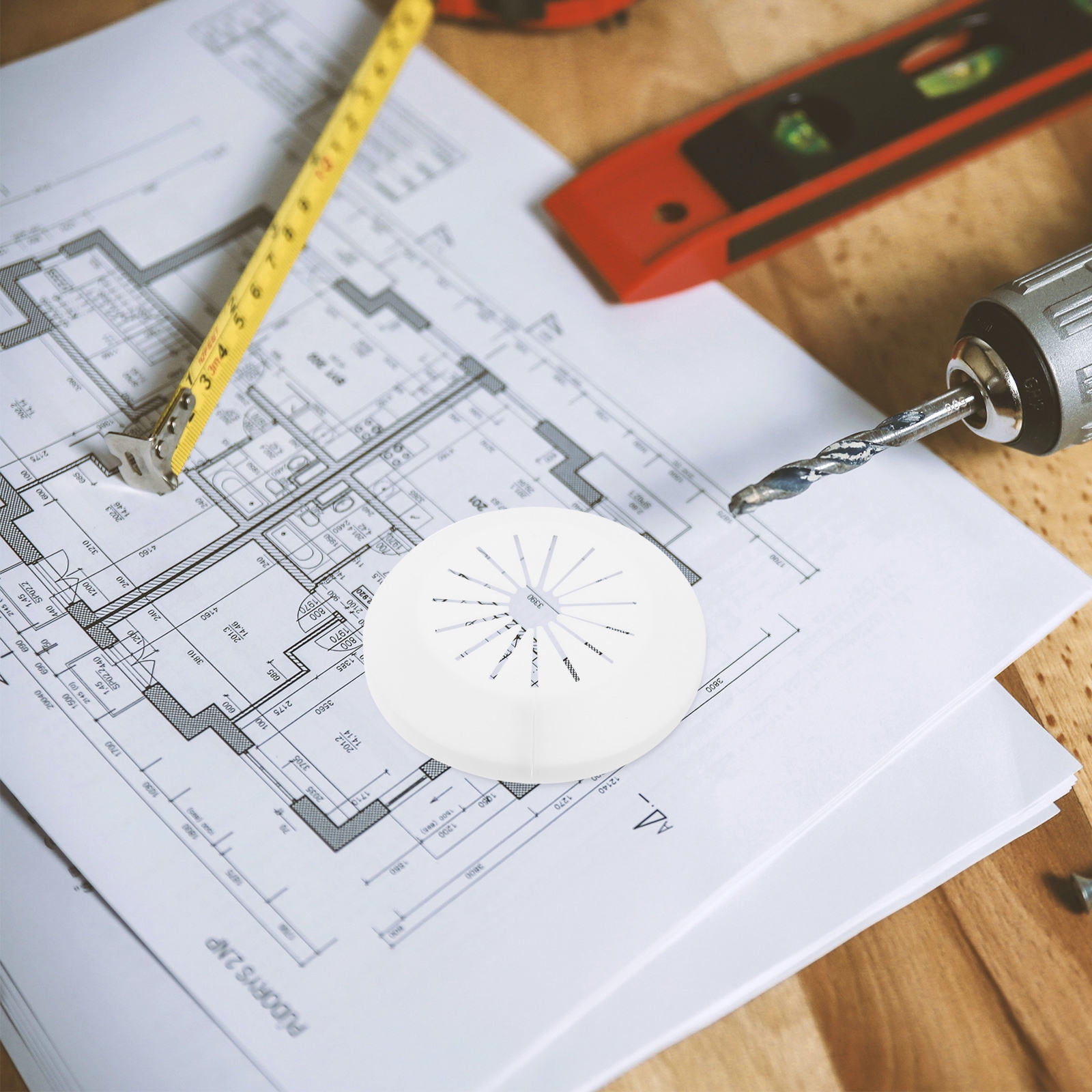 Masteelf 10pcs Pipe Cover Decor Plumbing Cover Plate Plastic Water ...