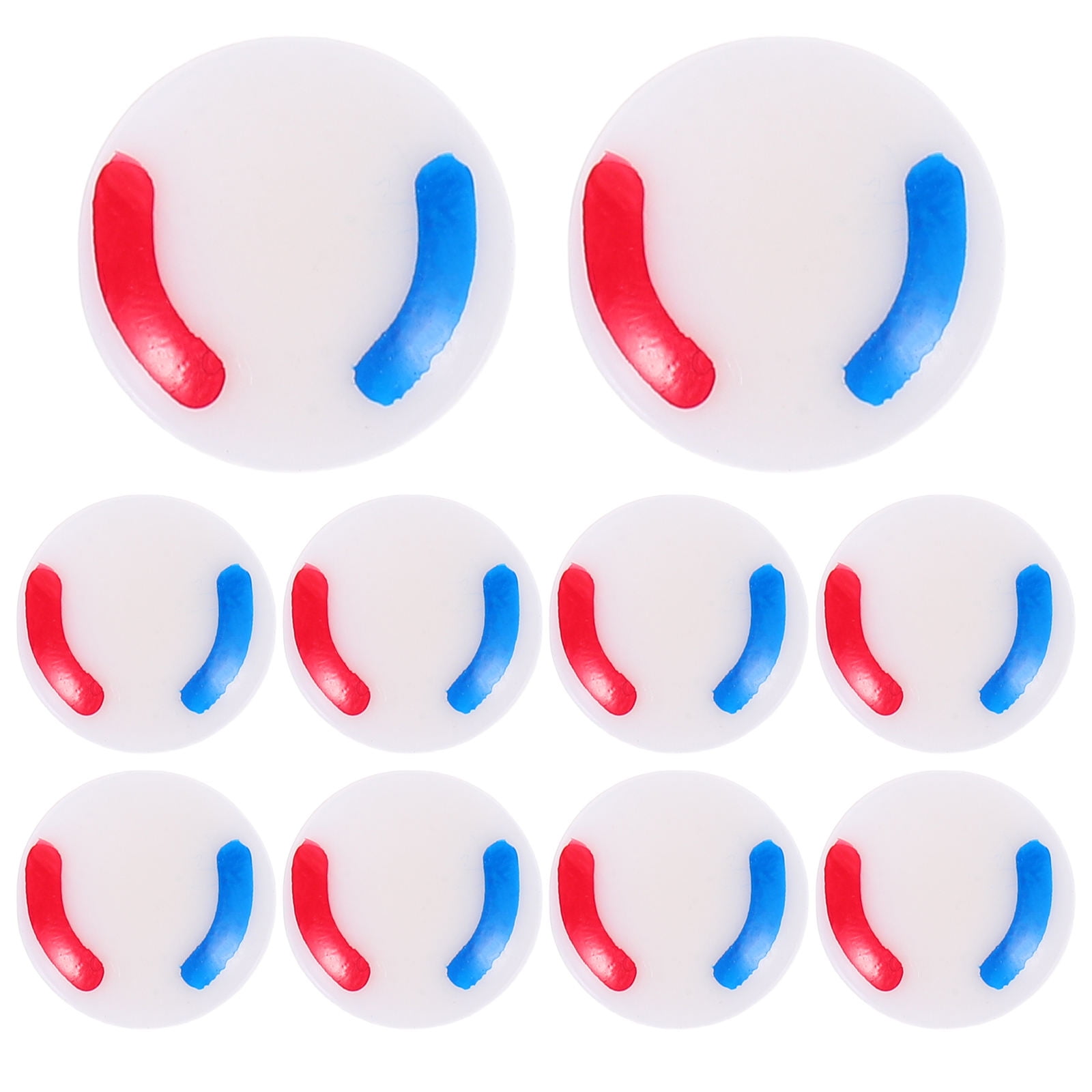 Masteelf 10pcs Plastic Hot Cold Water Labels For Sink Red And Blue Tags ...