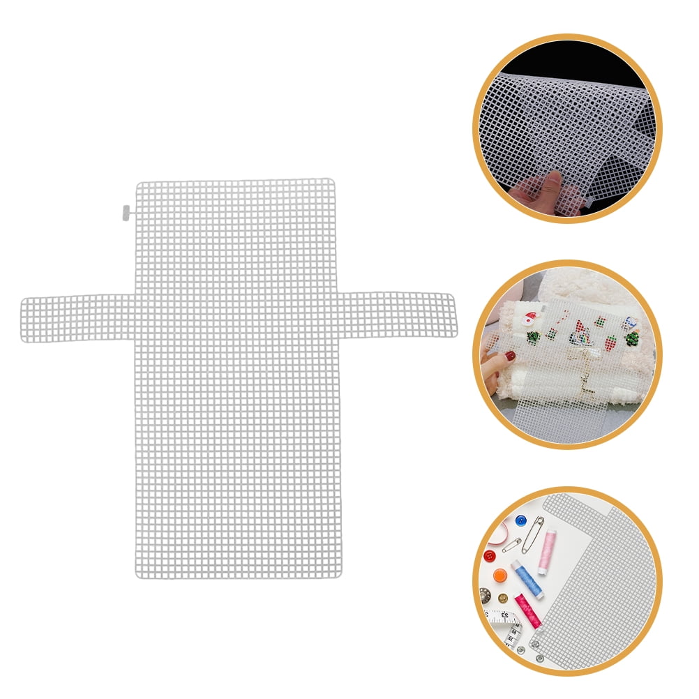Masteelf 10pcs Sheets Hook Bag Mesh Clear Plastic Purse Purses DIY Bag ...