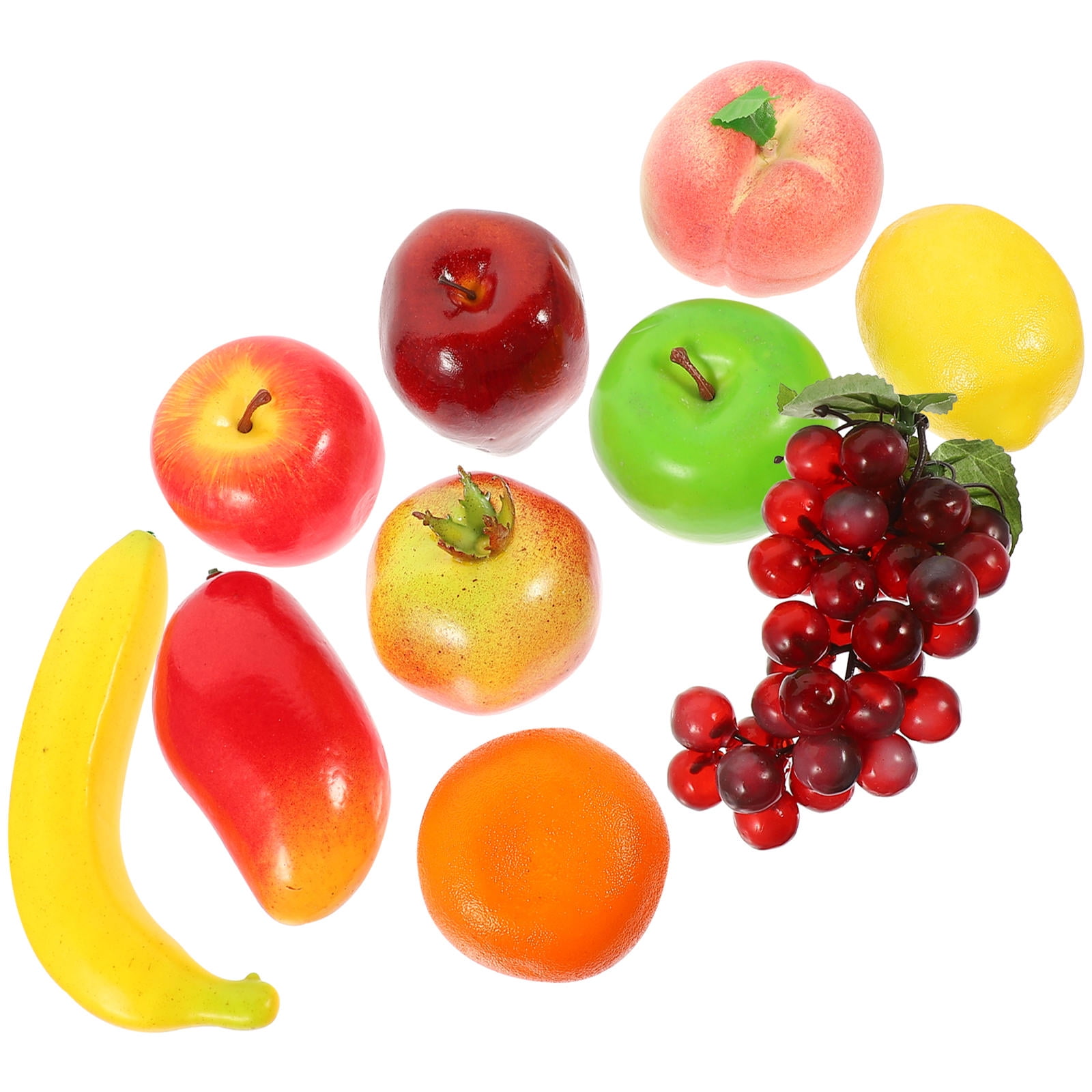 Masteelf 10pcs Simulated Fruit Model Artificial Fruits Model Decorative ...