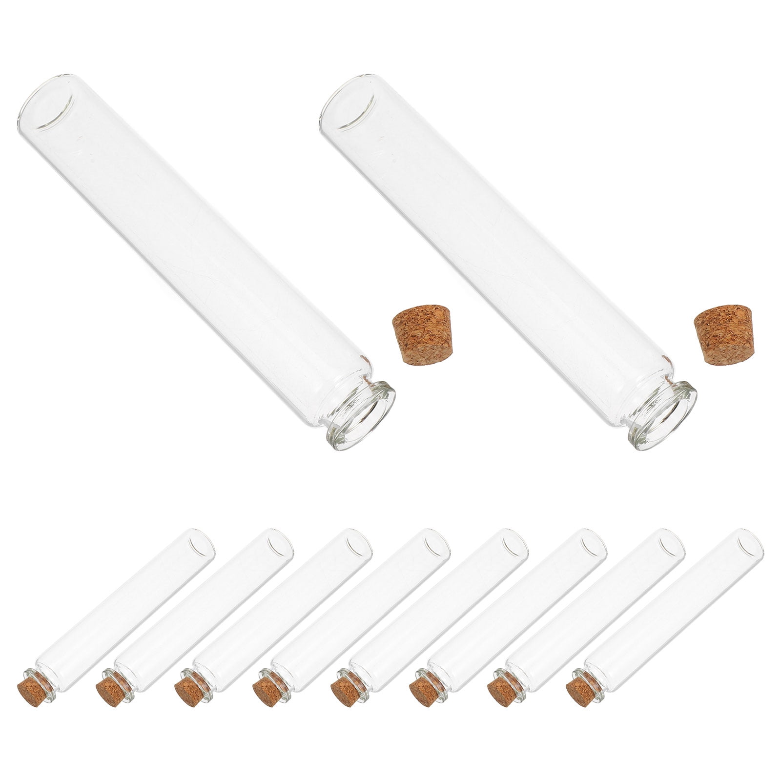 Masteelf 10pcs Small Glass Bottles With Corks For Wedding Favors Baby ...