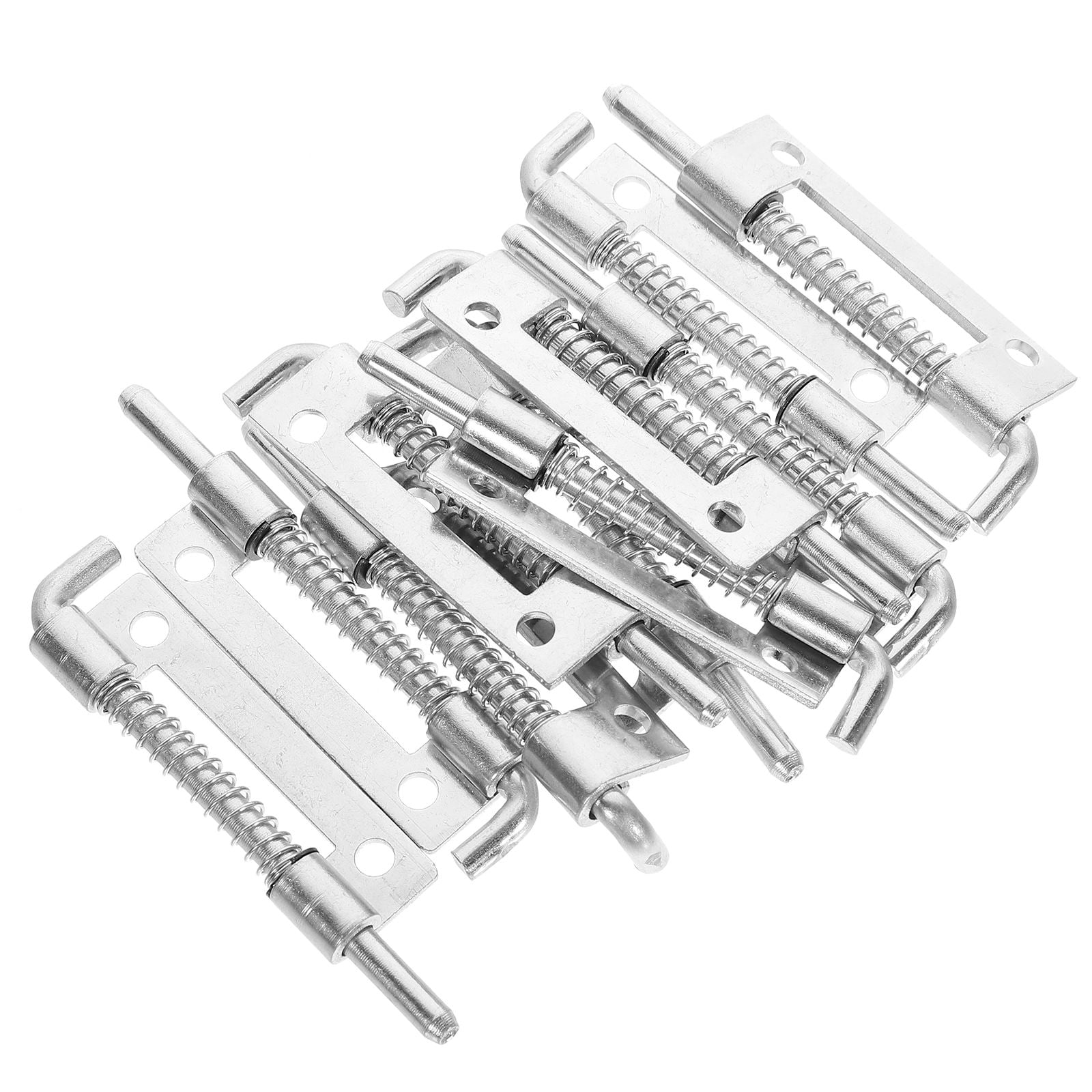 OFFIGAM 10Pcs Silver Spring Loaded Bolt Latches for Cabinets Warehouses ...