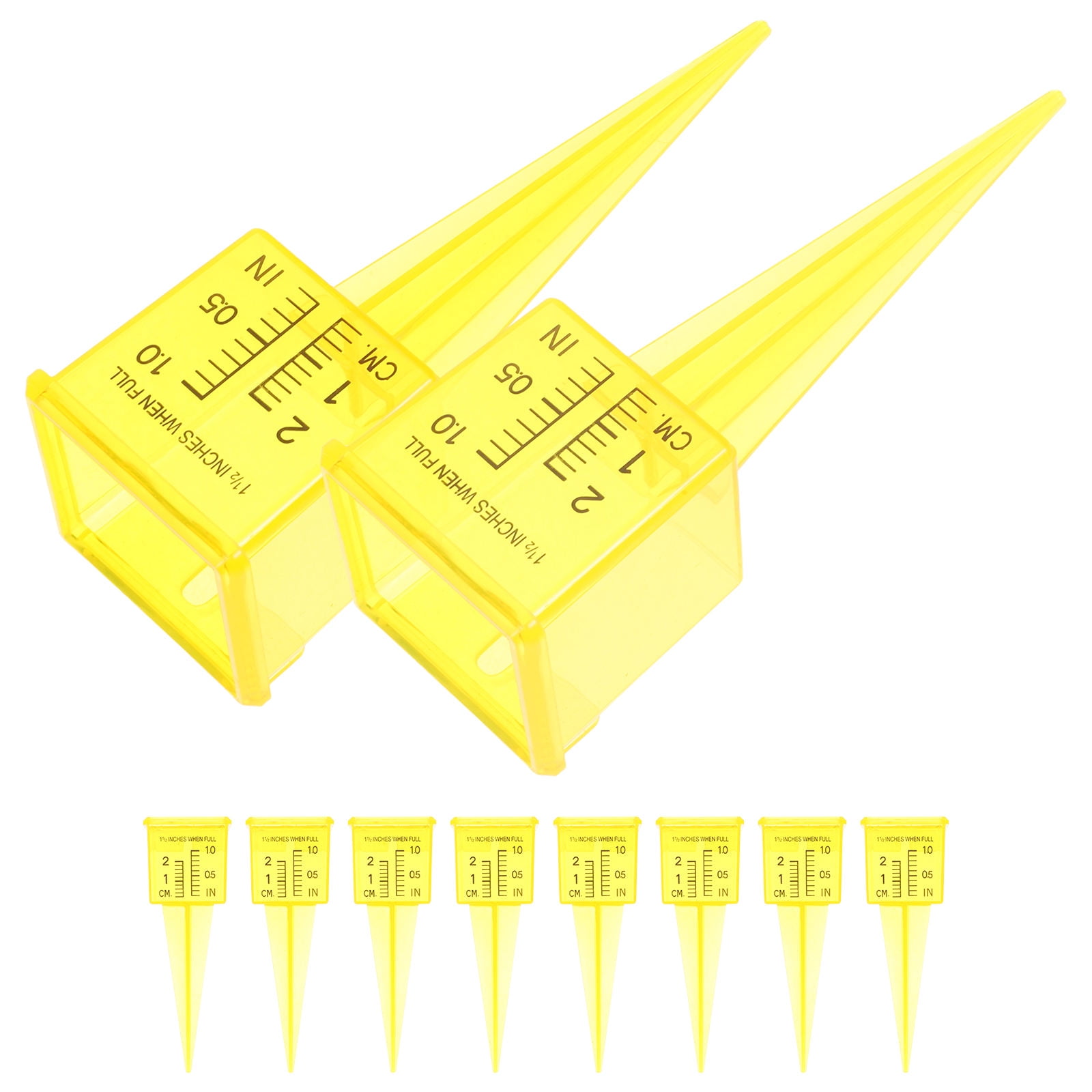 Masteelf 10pcs Sprinkler Gauge Rain Gauge Rainfall Measuring Cup ...