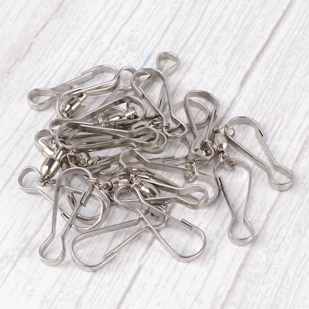 Masteelf 10pcs Stainless Steel Sewing Hooks and Eyes Closure Eye Sewing ...