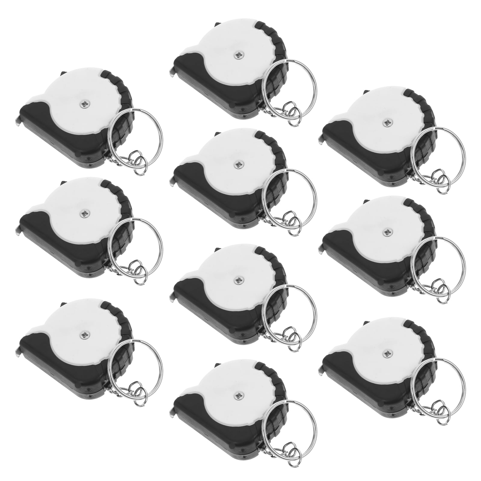 Masteelf 10pcs Tape Measure Keyrings Small Tape Measure Keychain Metric ...