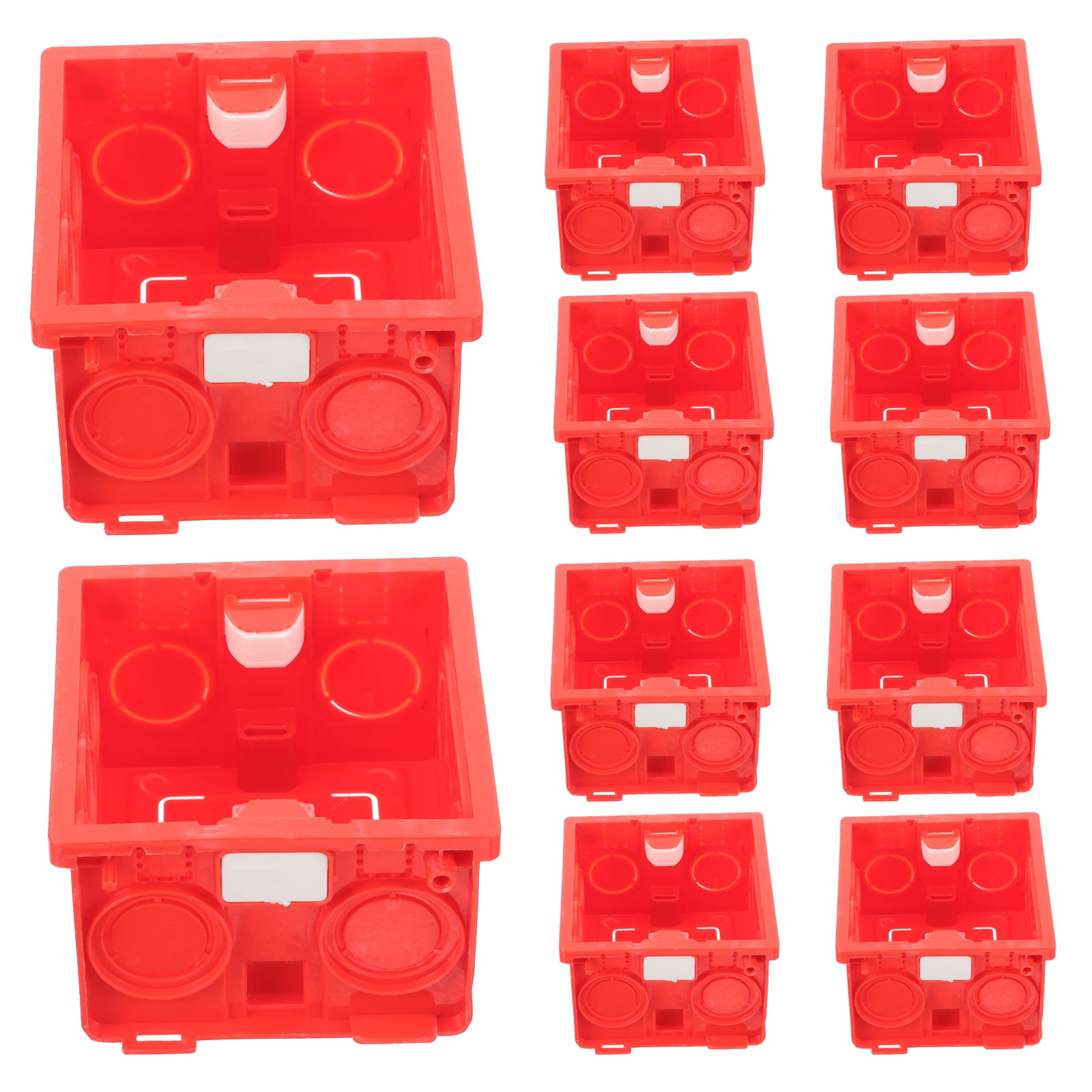 Masteelf 10pcs Wall Socket Boxes 86 Type Wall Socket Mounting Box ...