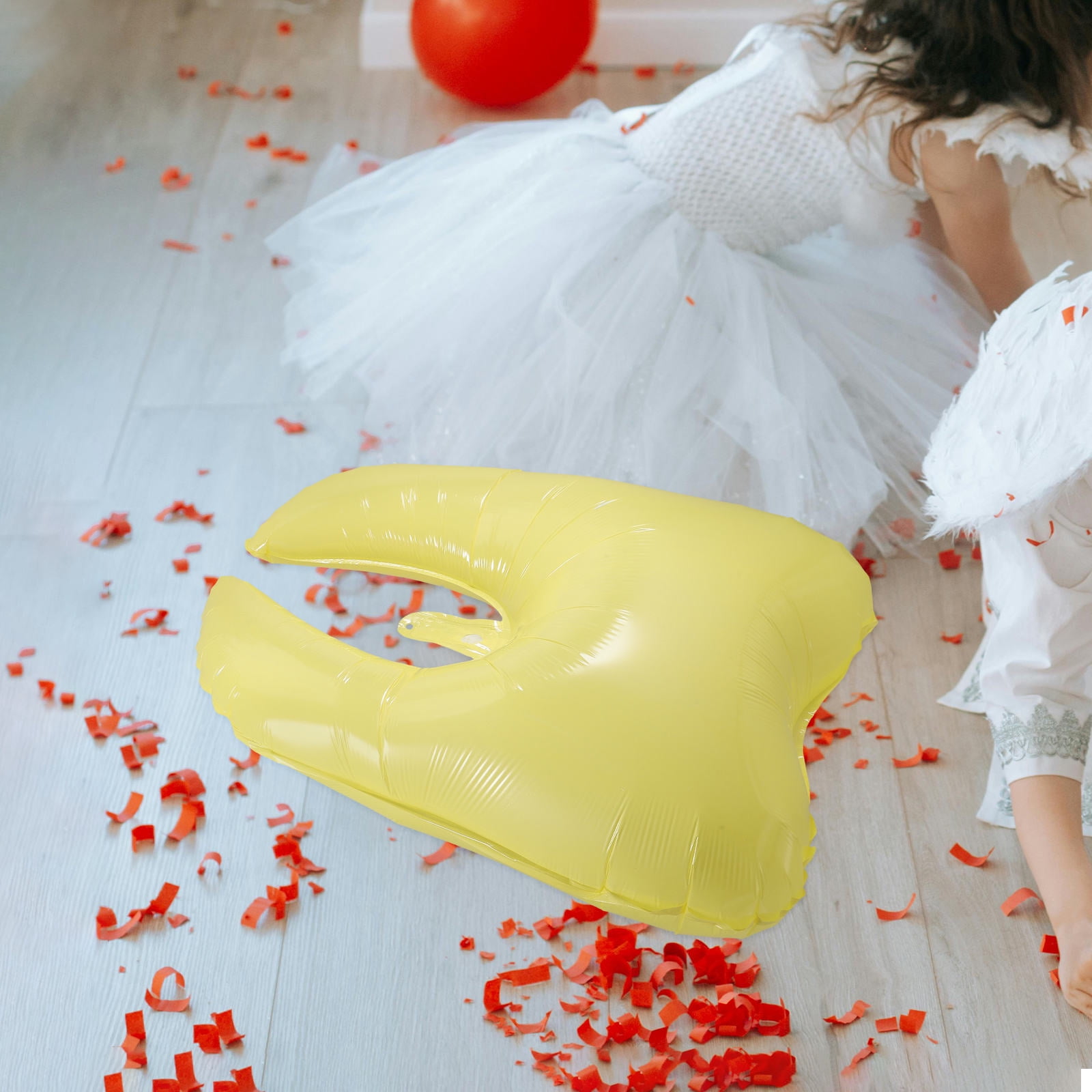 Masteelf 10pcs White Tooth Balloons Teeth Themed Foil Balloons Tooth ...