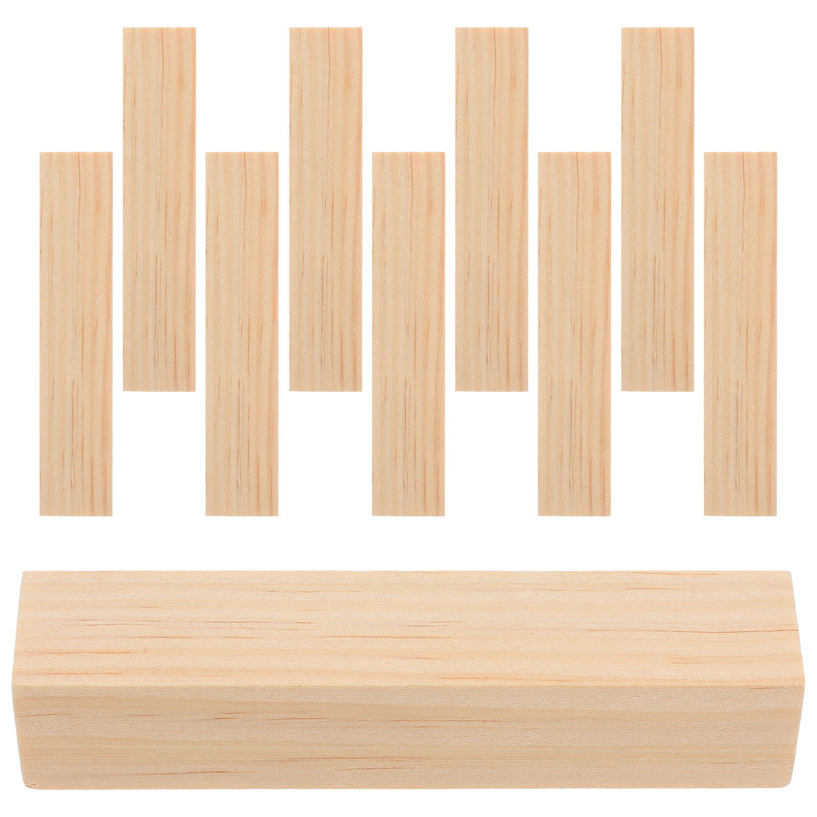 Masteelf 10pcs Wooden Craft Dowels Wood Crafts Wooden Craft Rods Heavy ...