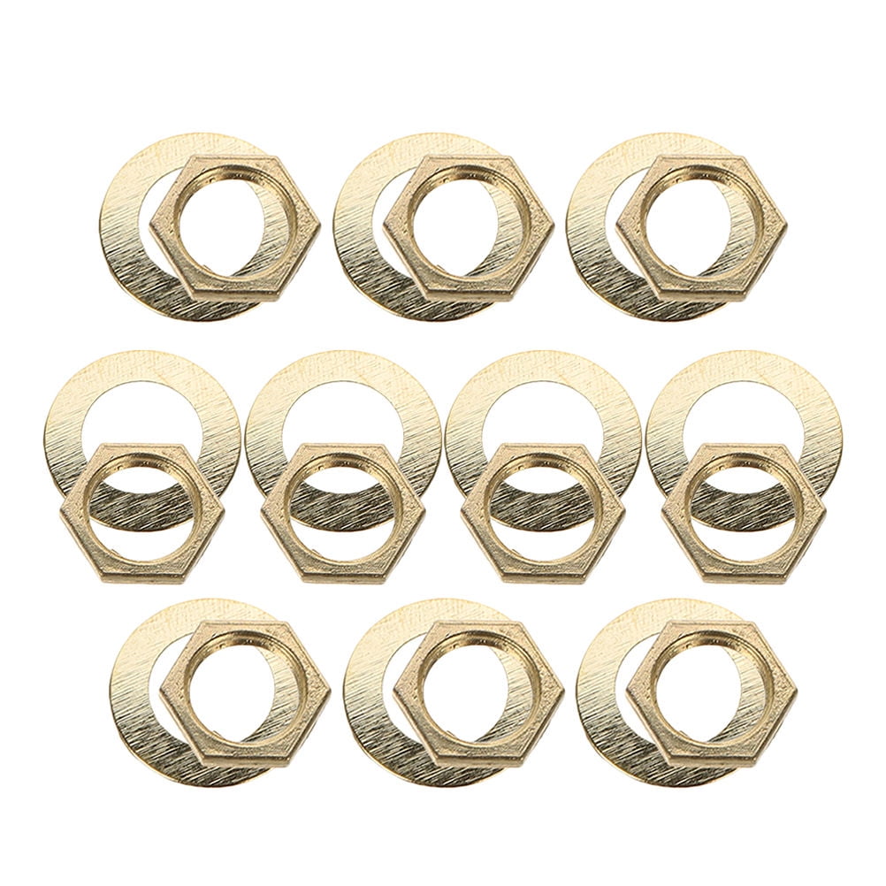 Masteelf 11 Sets Clock Making Kit Nut Washer Quartz Mechanism Clock ...