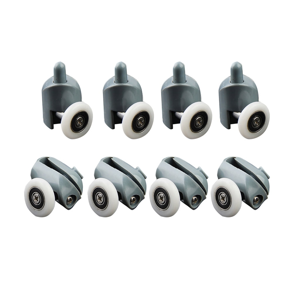 Masteelf 12 PCS Shower Rollers for Curved Doors Garage Wheels ...