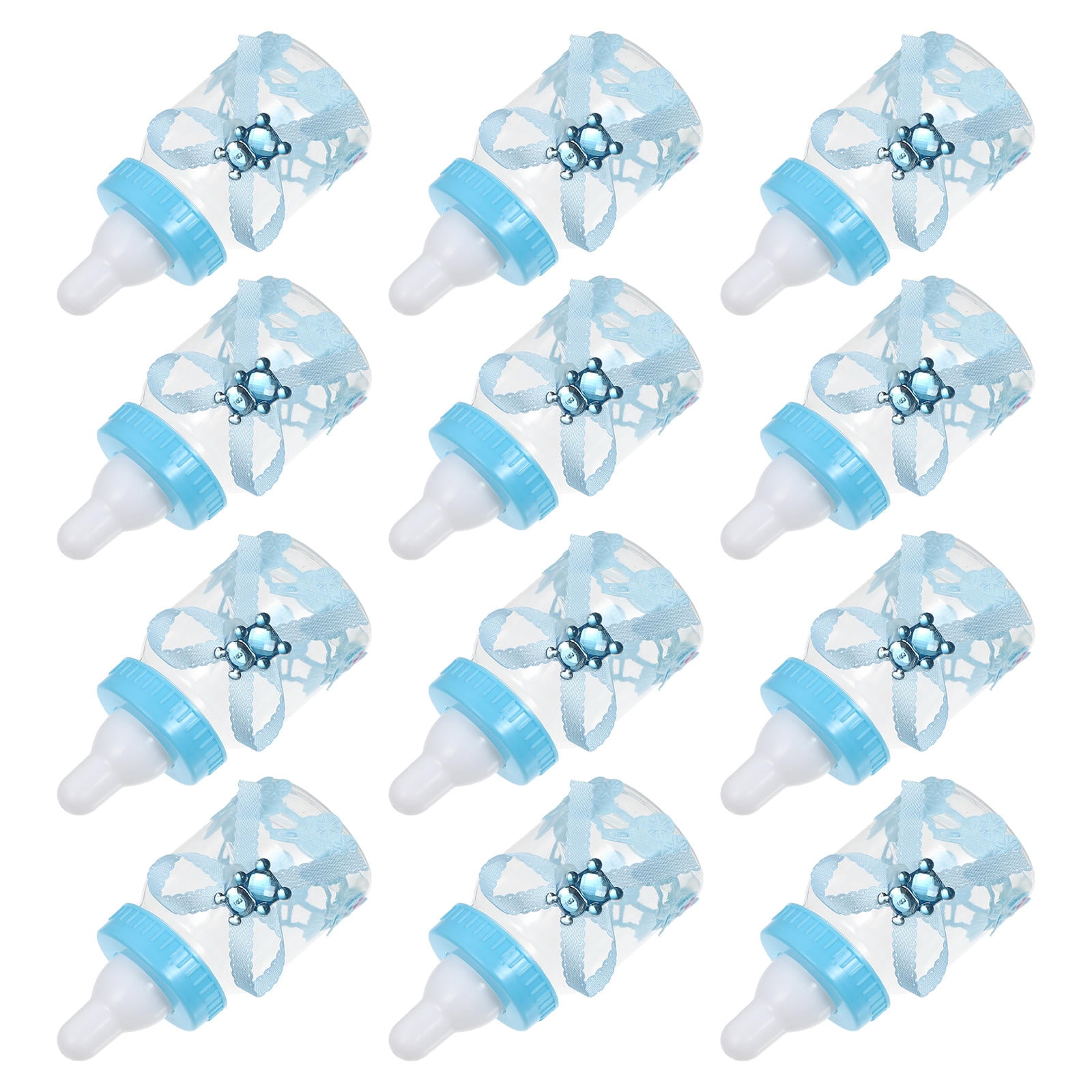 Masteelf Baby Bottle Candy Boxes for Party 12pcs Blue Plastic Gift ...