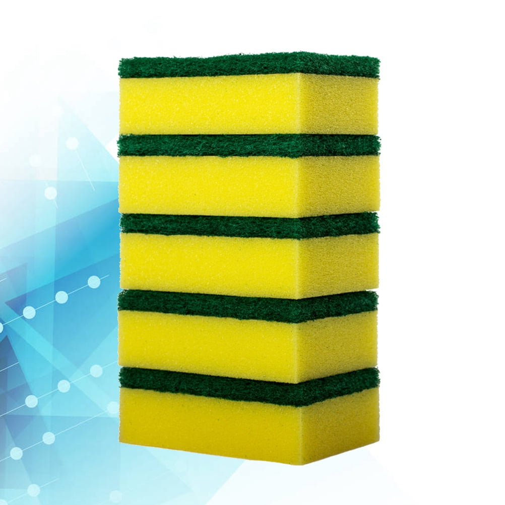 Masteelf 12 Pcs Dishwashing Sponge Blocks Yellow and Green - Walmart.com